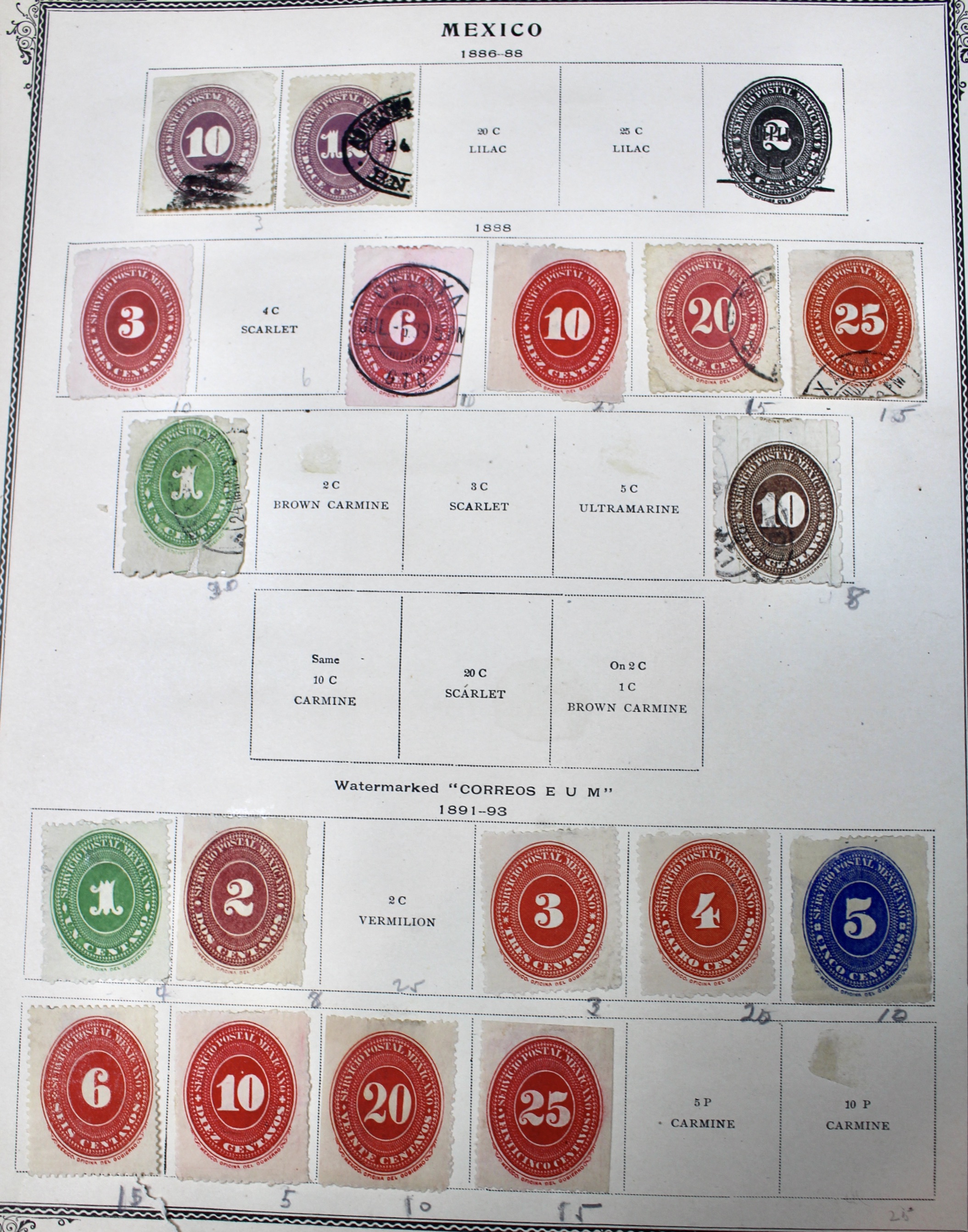Early Mexico Postage Stamp Collection | EBTH