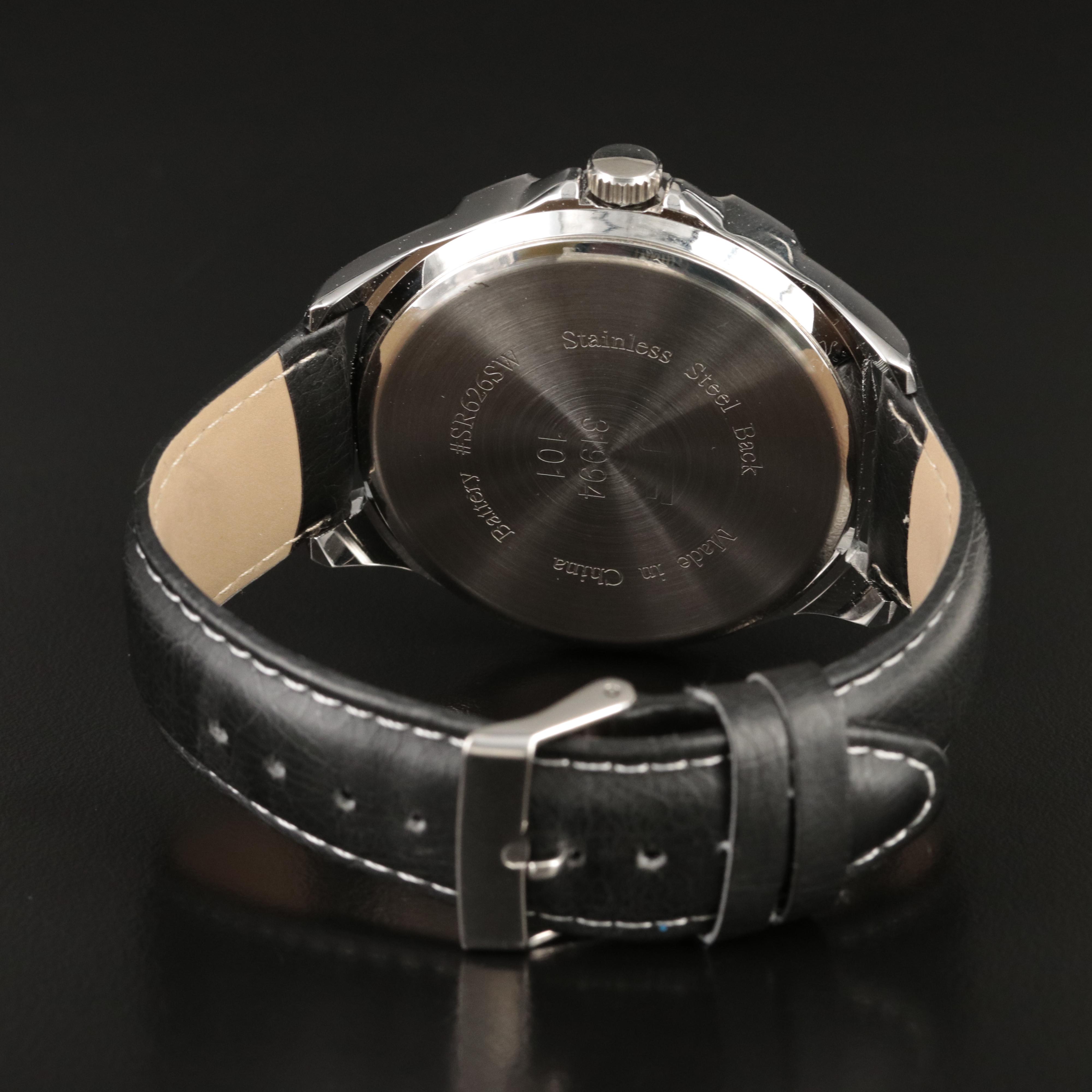 J. Ferrar JF Quartz Cross Dial Design Wristwatch | EBTH