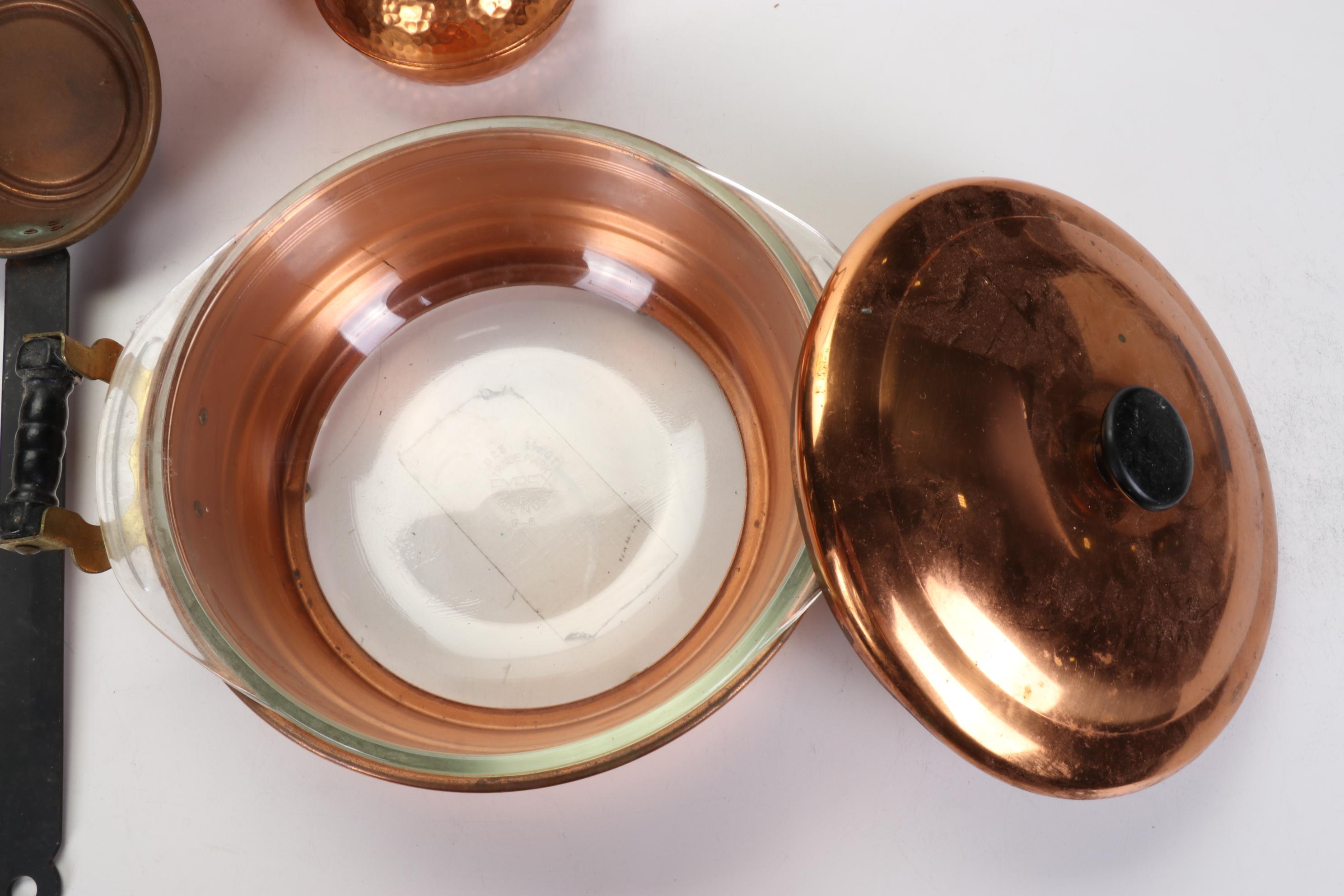 Ethan Allen Hammered Copper Pitcher and Other Copper Kitchenware | EBTH