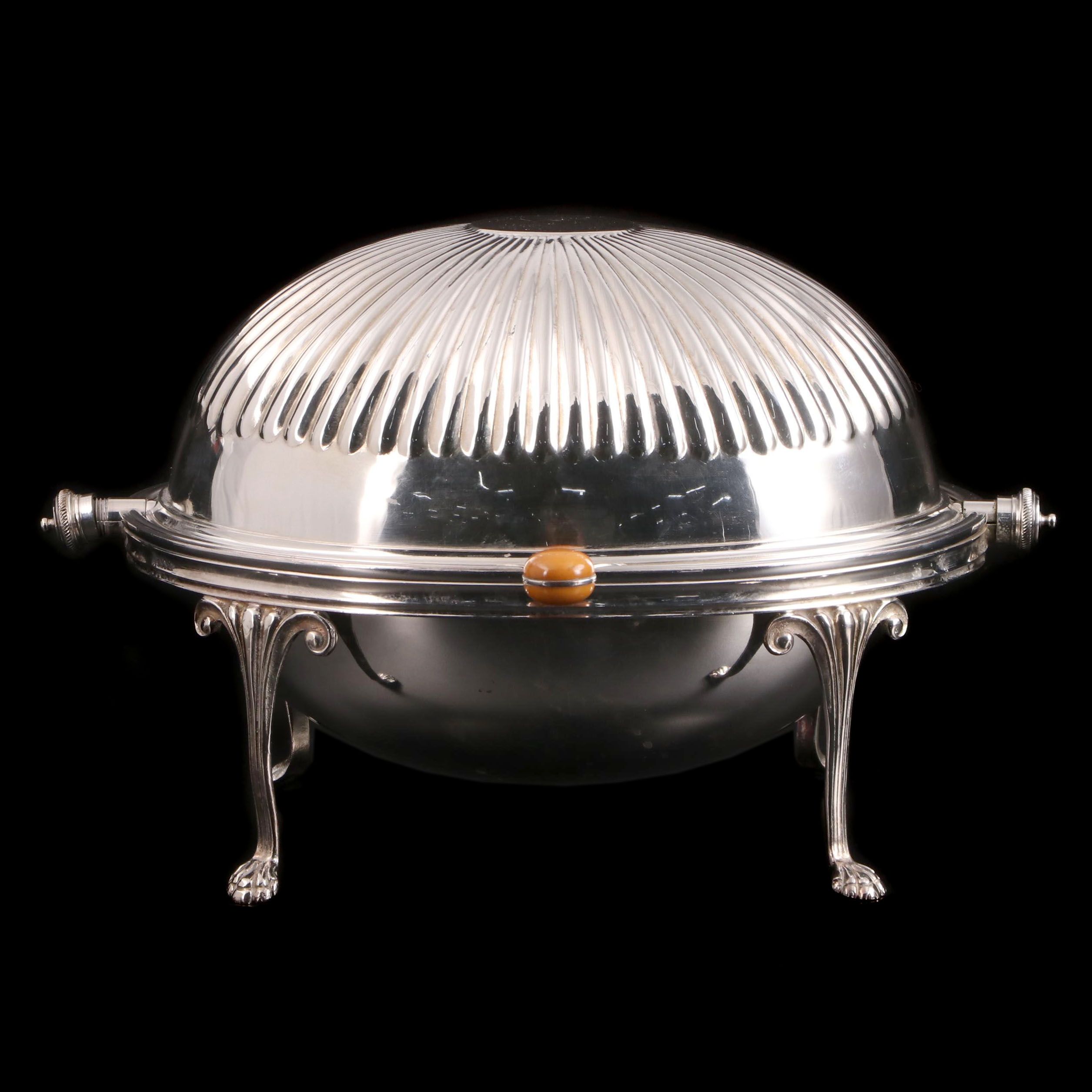 Victor Obler Silver Plate Breakfast Server with Bakelite Handle and ...