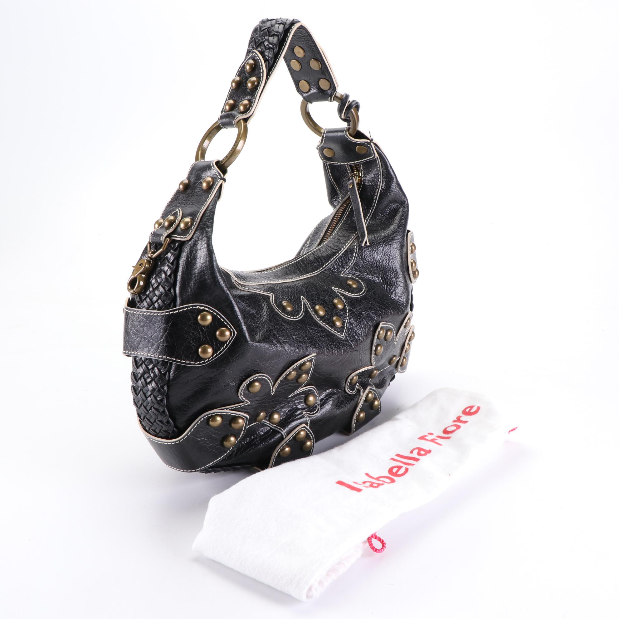 Isabella Fiore Shoulder Bag in Studded Leather | EBTH