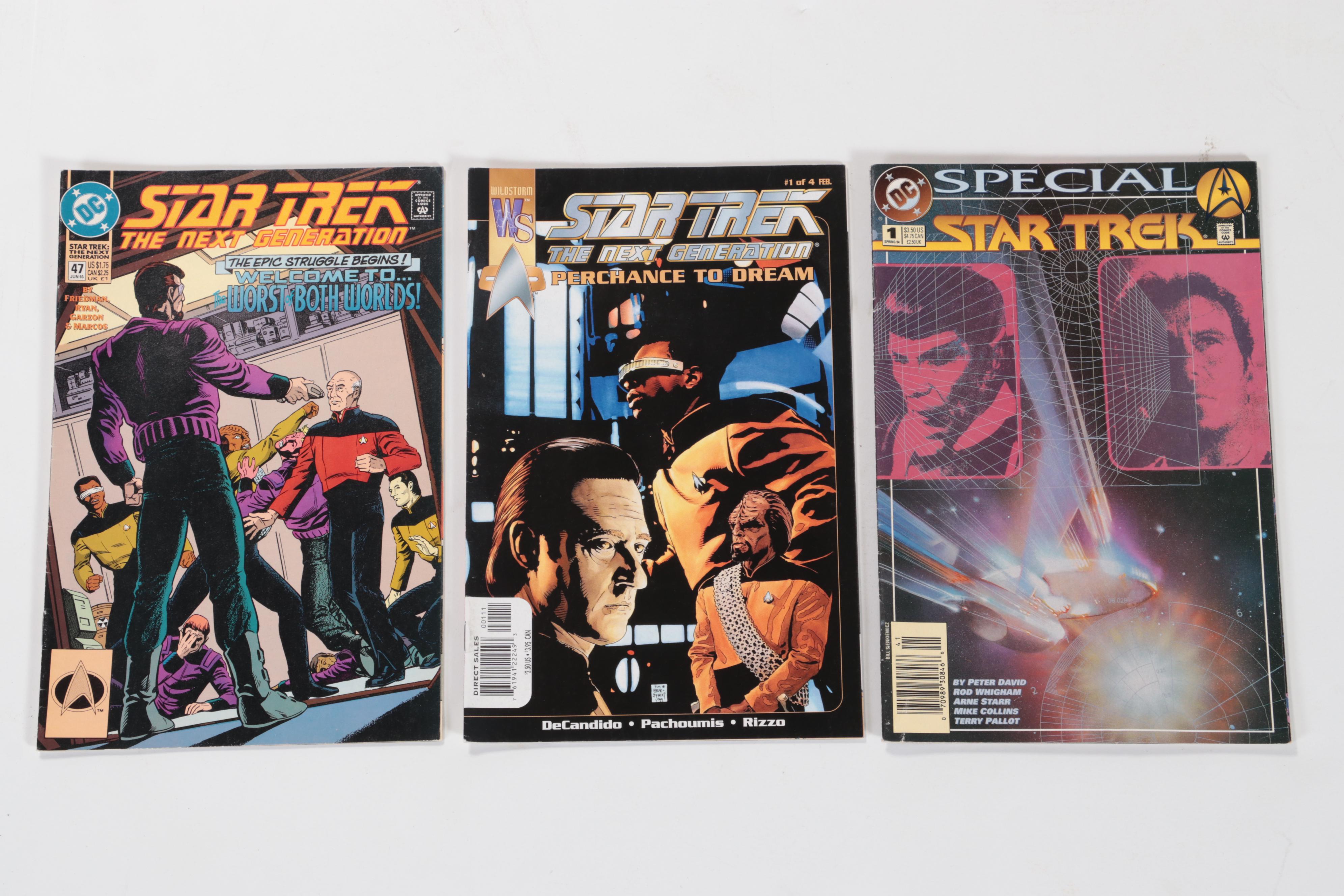 DC Star Trek and Star Trek The Next Generation Comics and Space Ship ...