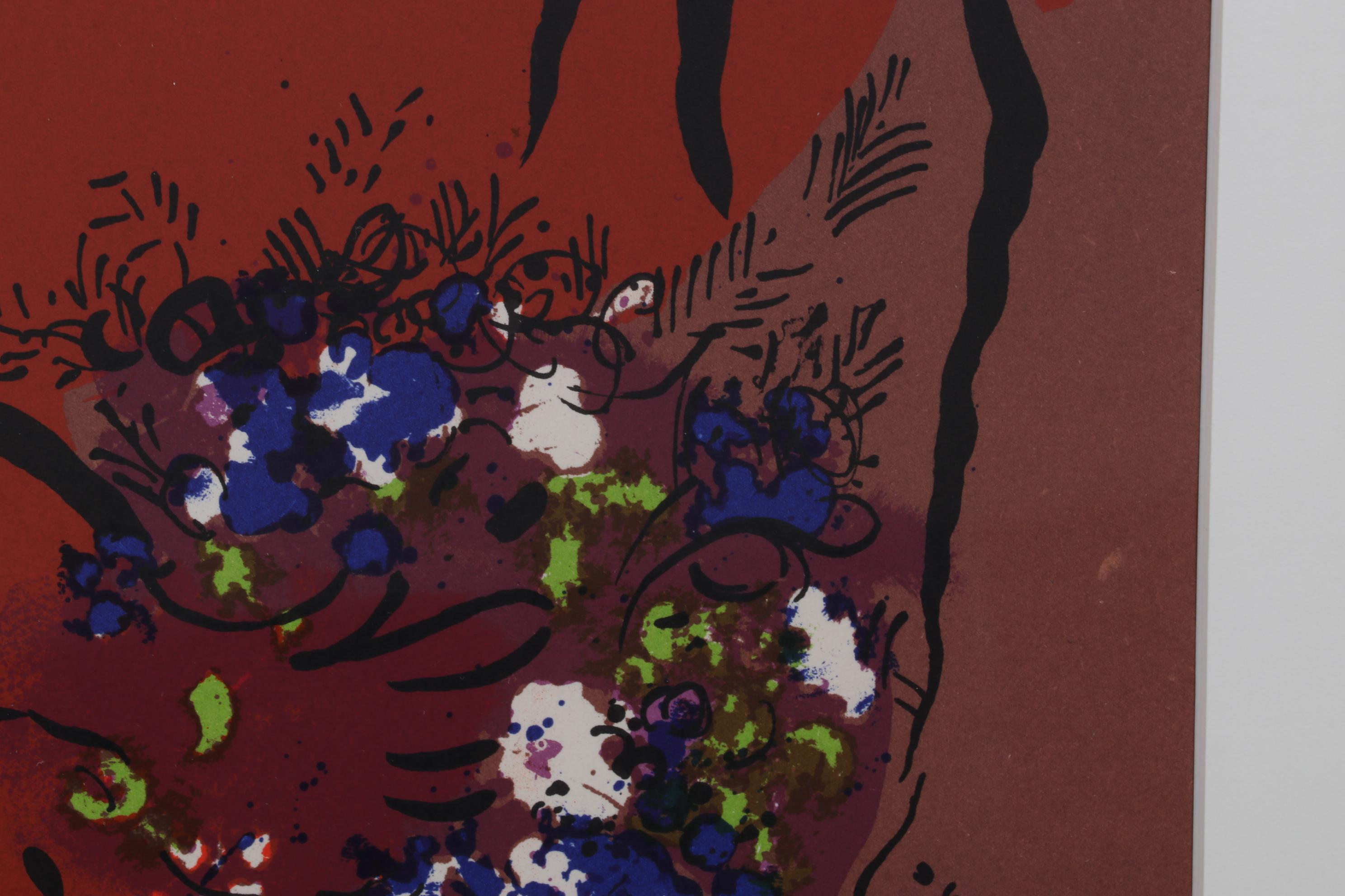 Marc Chagall Cover Color Lithograph From "The Lithographs of Chagall ...