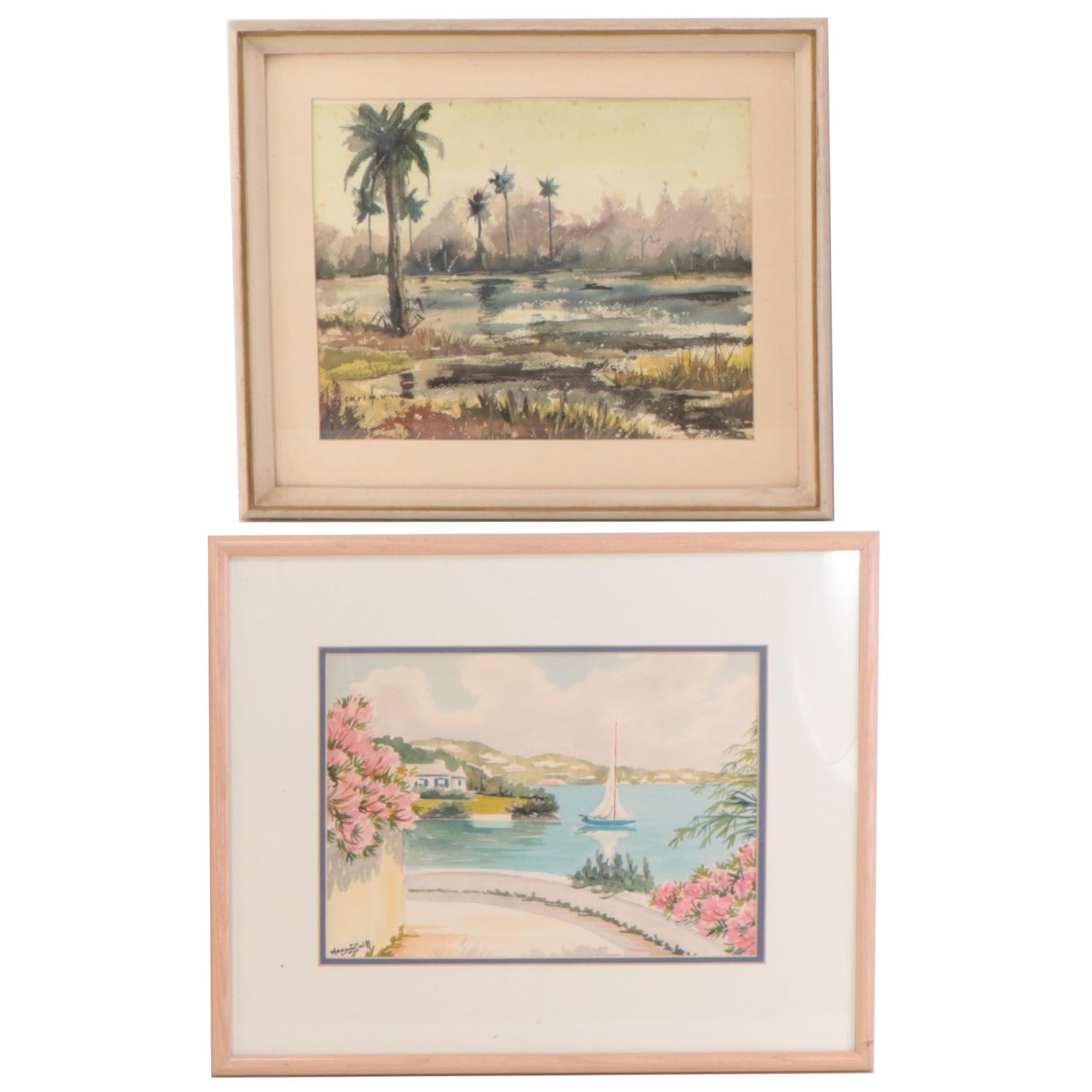 Albert Herbert Original Watercolor | EBTH