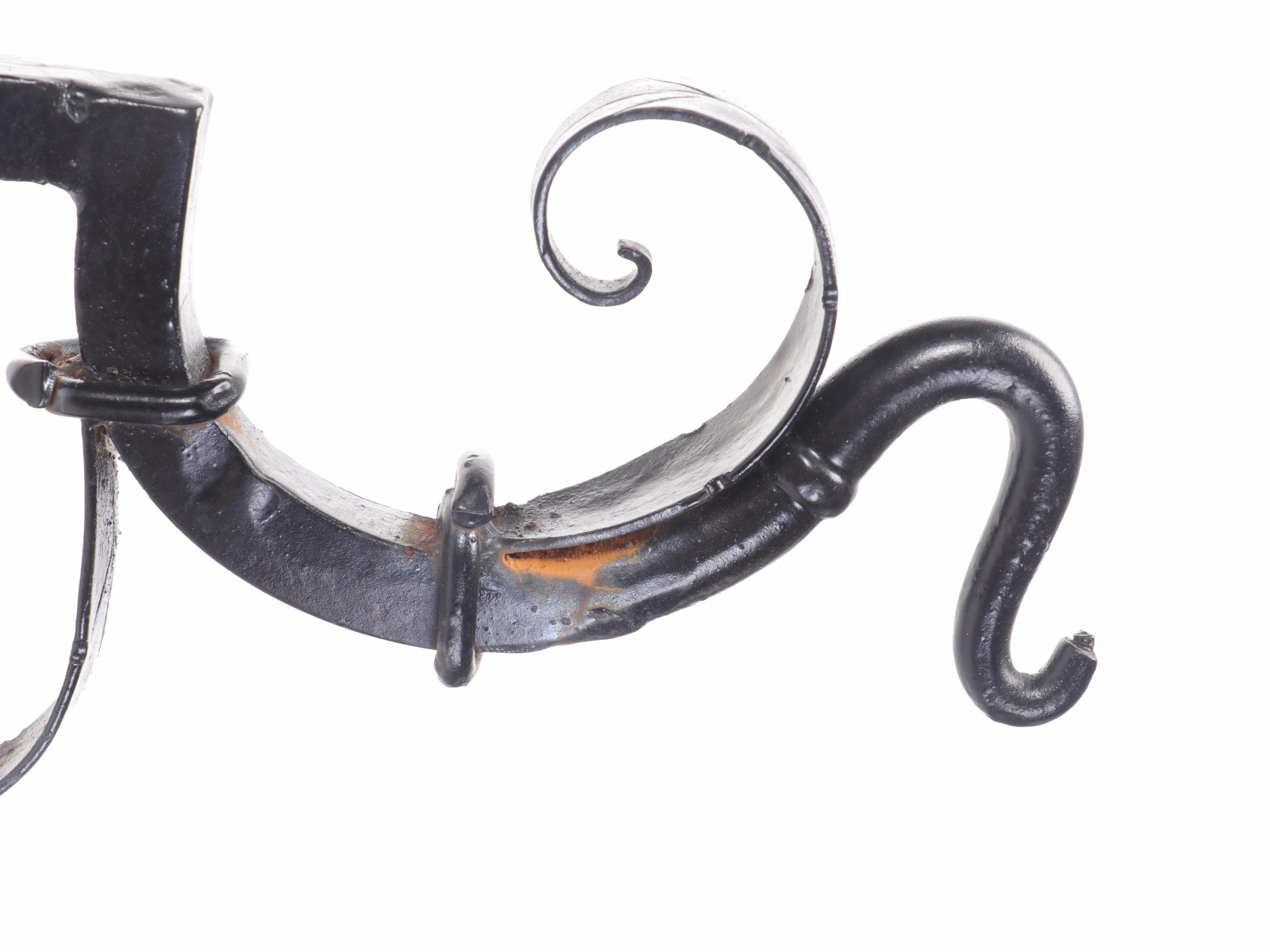 Gothic Style Wrought Iron Wall Mounted Hooks | EBTH