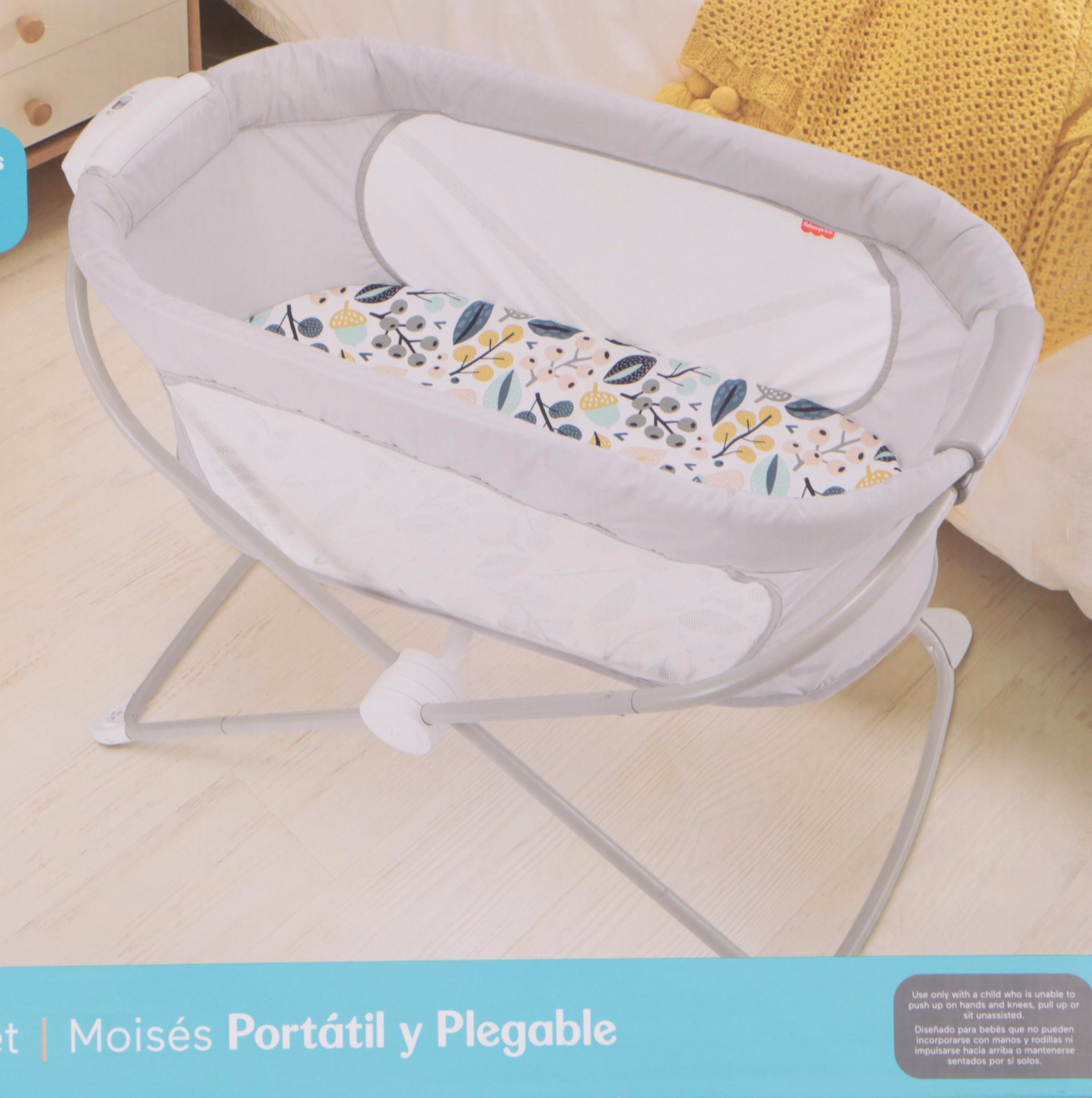 Fisher-Price Soothing View Folding Bassinet | EBTH