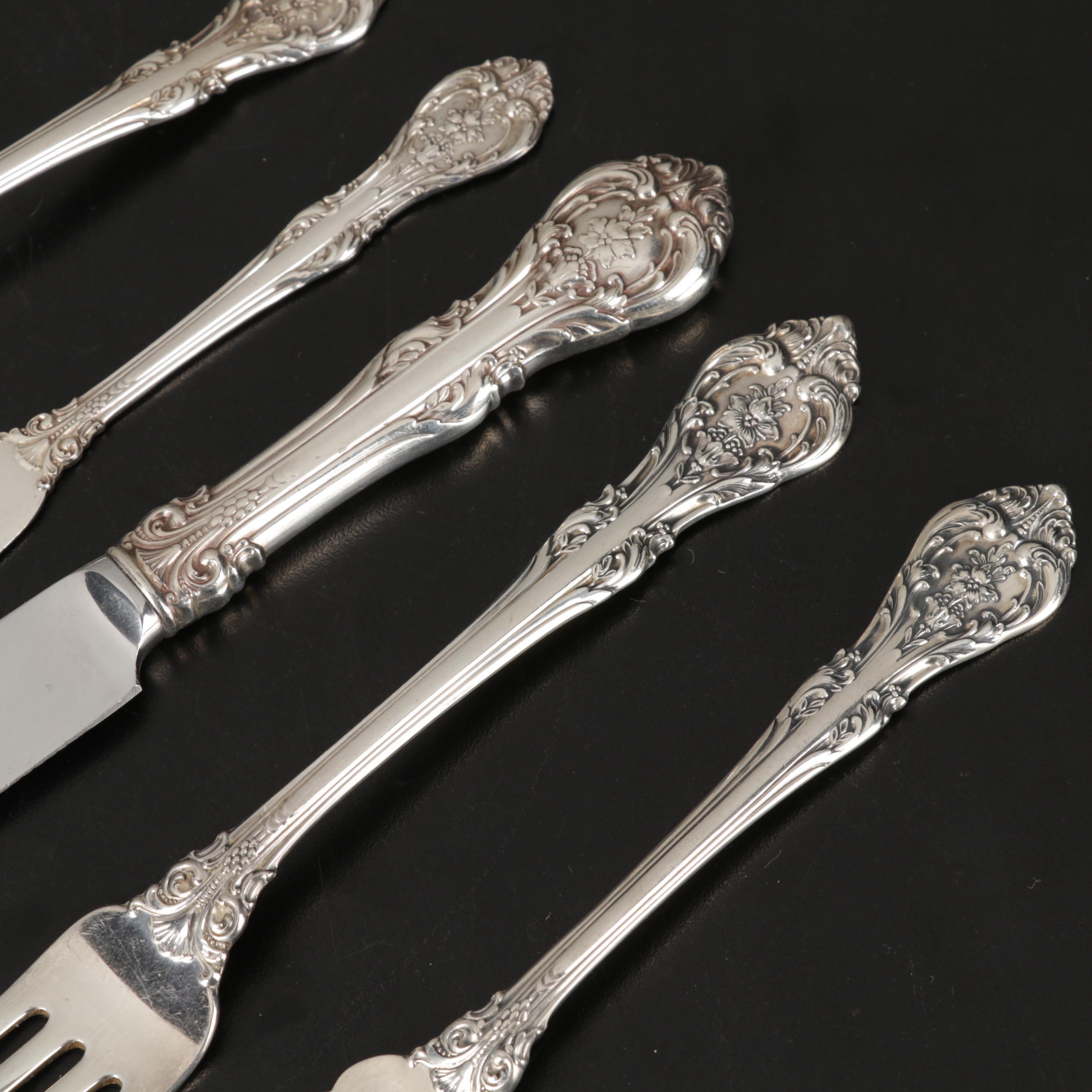 Gorham "King Edward" Sterling Silver Flatware Set | EBTH