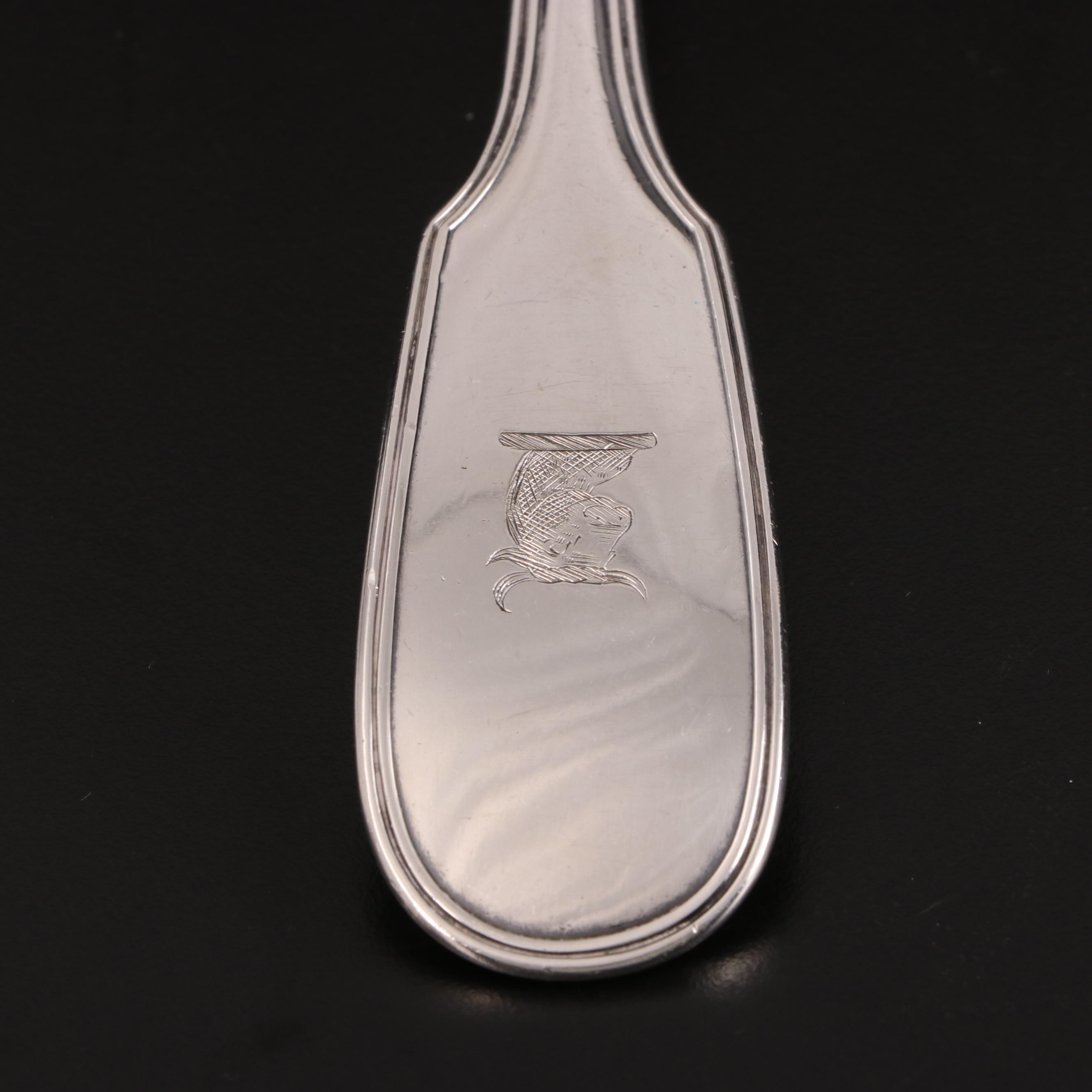 Christofle Silver Plate Ladle with Silver Plate Casserole Spoons and ...