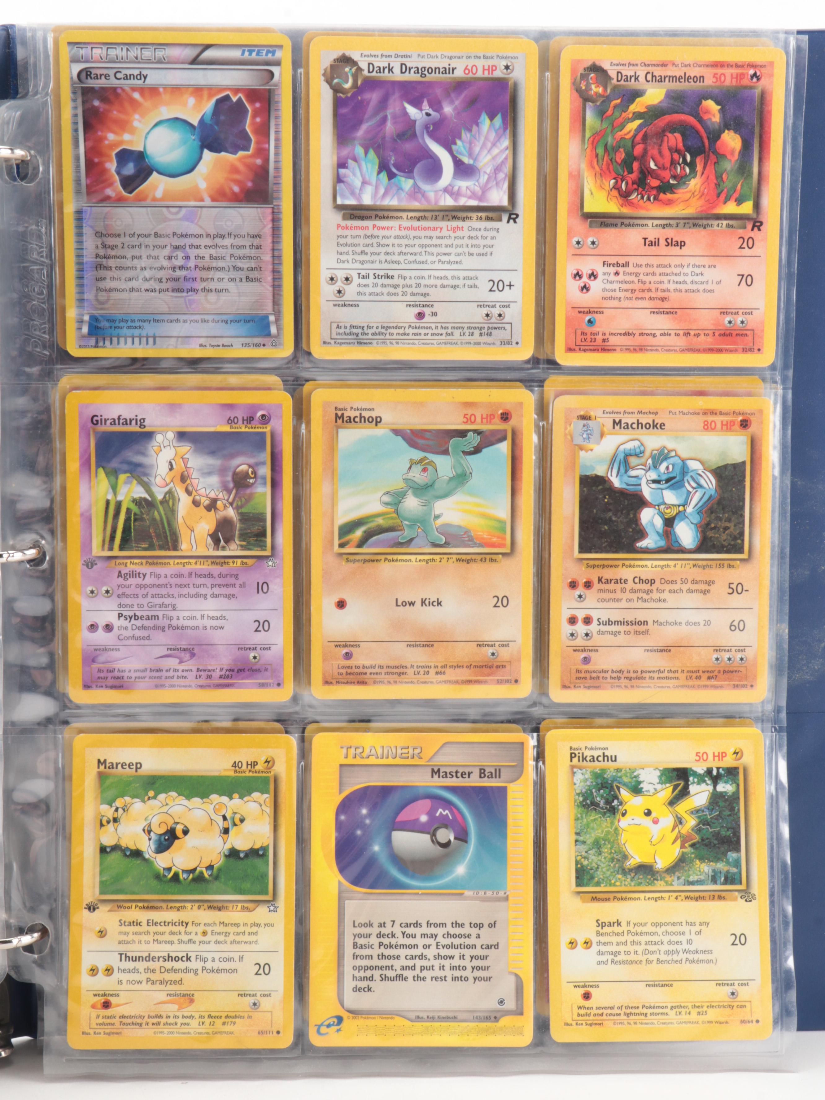 Pokémon Trading Cards Including Japanese, Raichu, Pikachu, More, 1990s ...