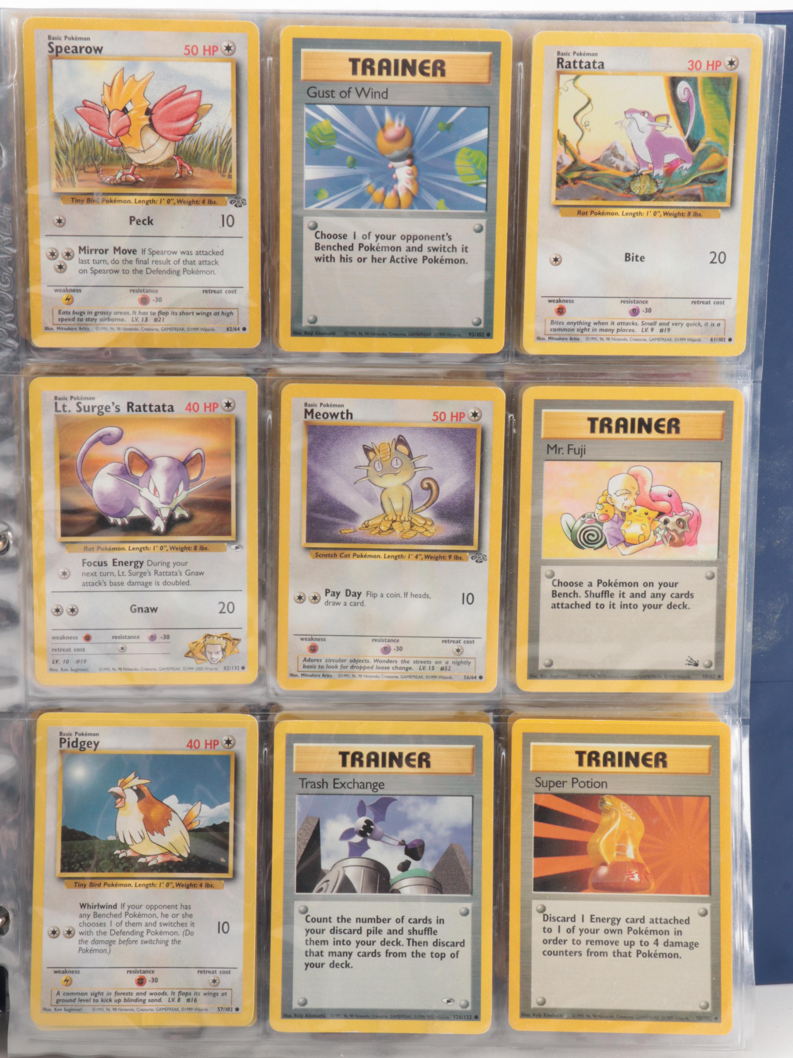 Pokémon Trading Cards Including Japanese, Raichu, Pikachu, More, 1990s ...