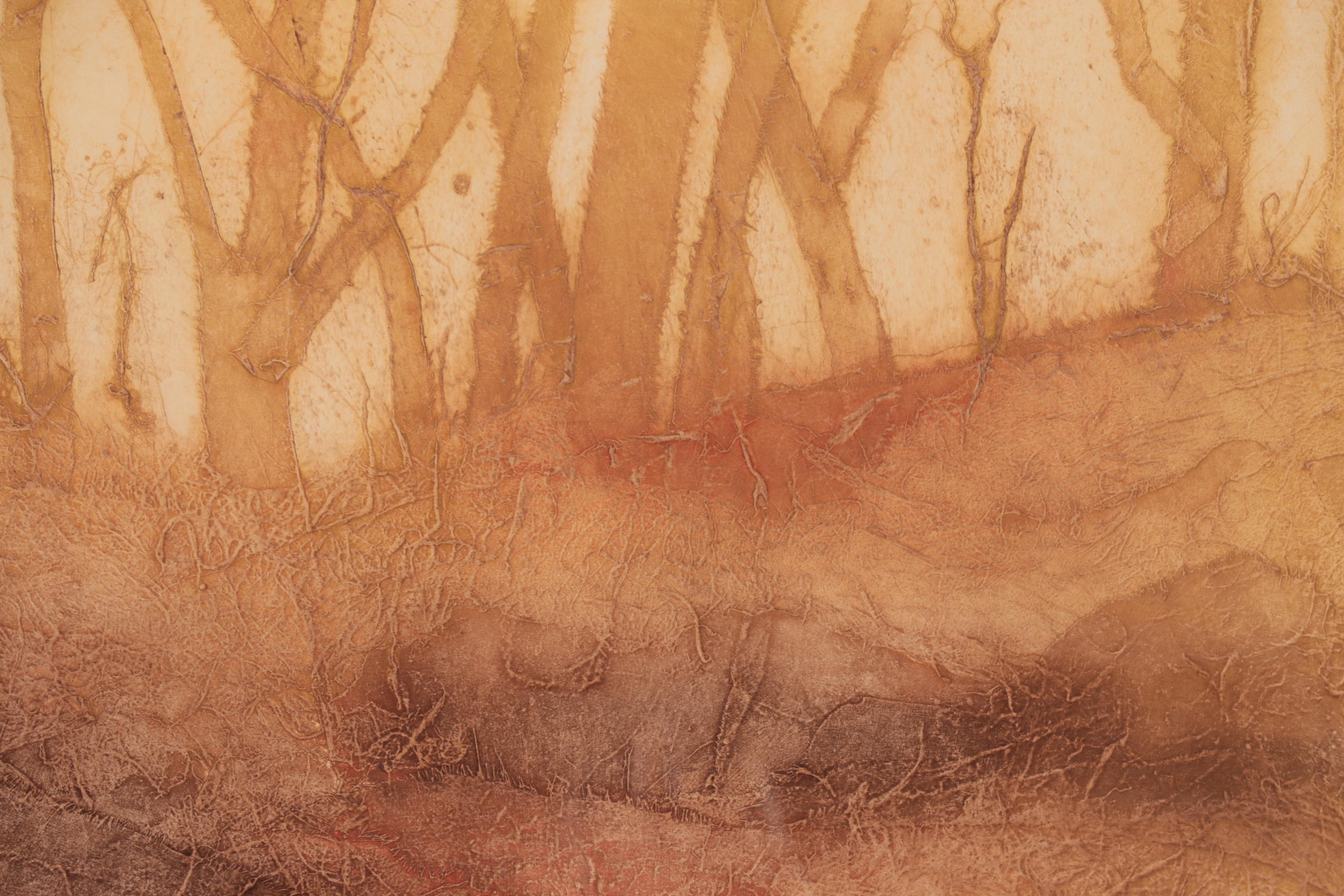 Ruth Rodman Etching With Aquatint "Reflection V - Autumn," Late 20th ...