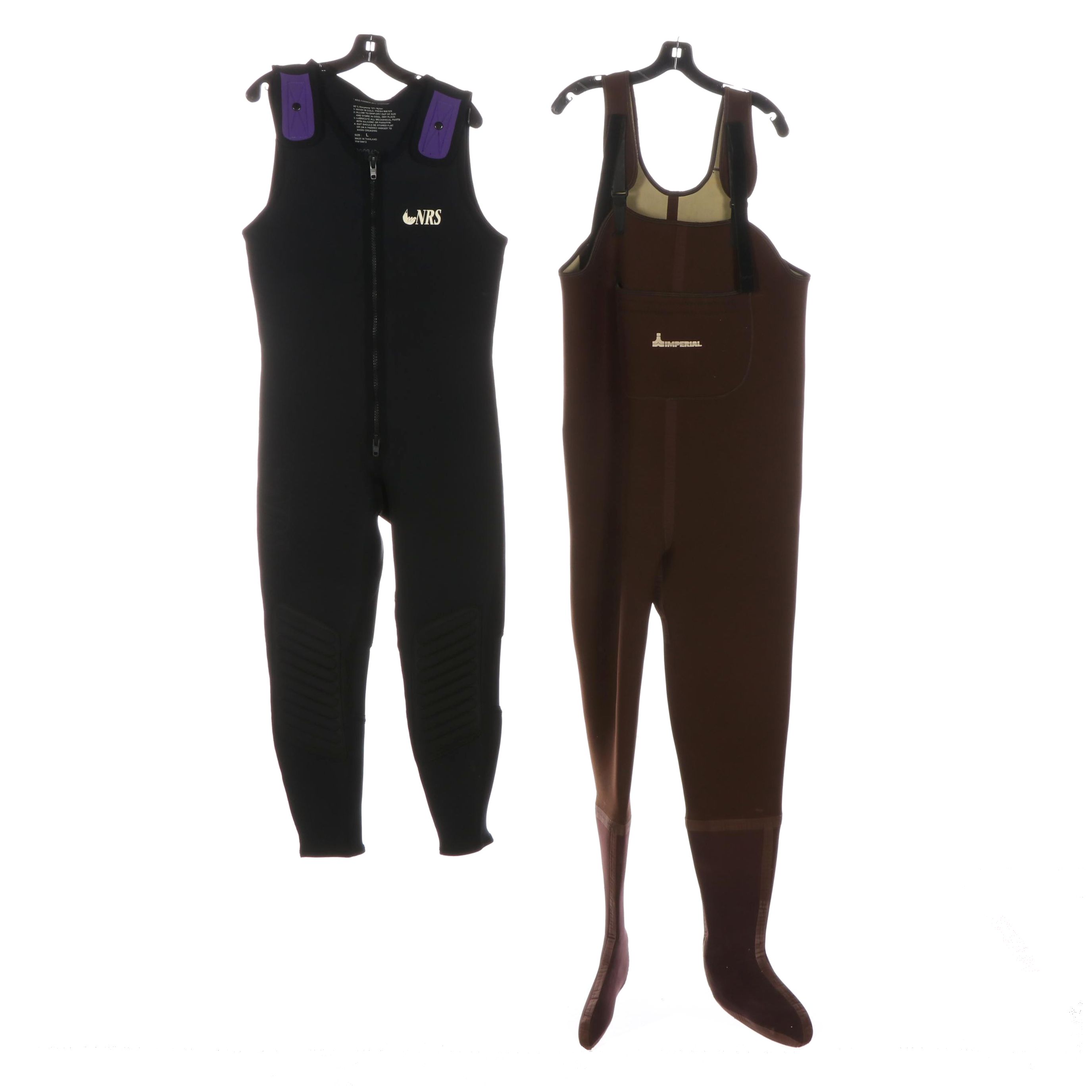 Men's NRS Farmer Bill Neoprene Wetsuit and Imperial Neoprene Chest ...