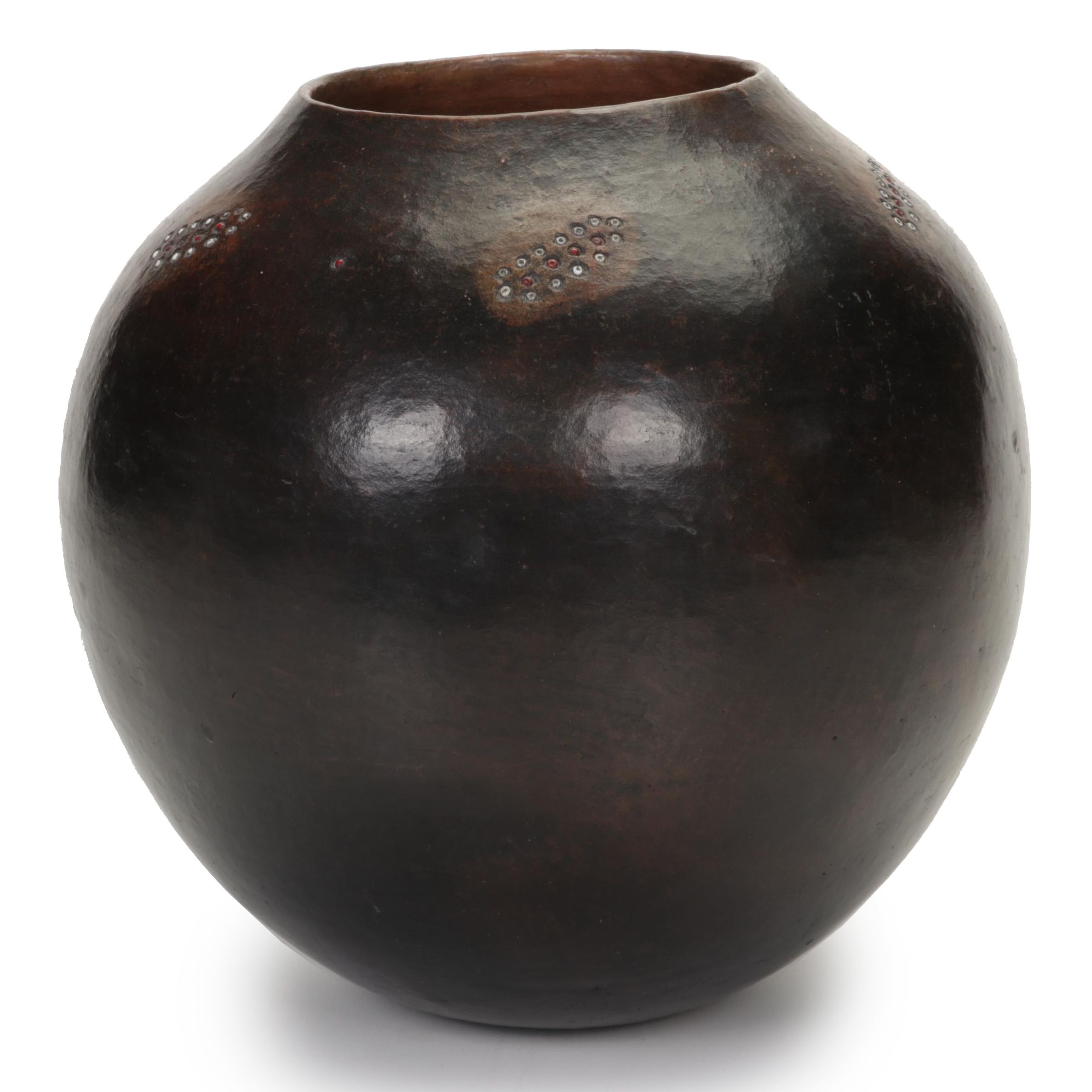 South African Zulu Ukhamba Clay Beer Pot | EBTH