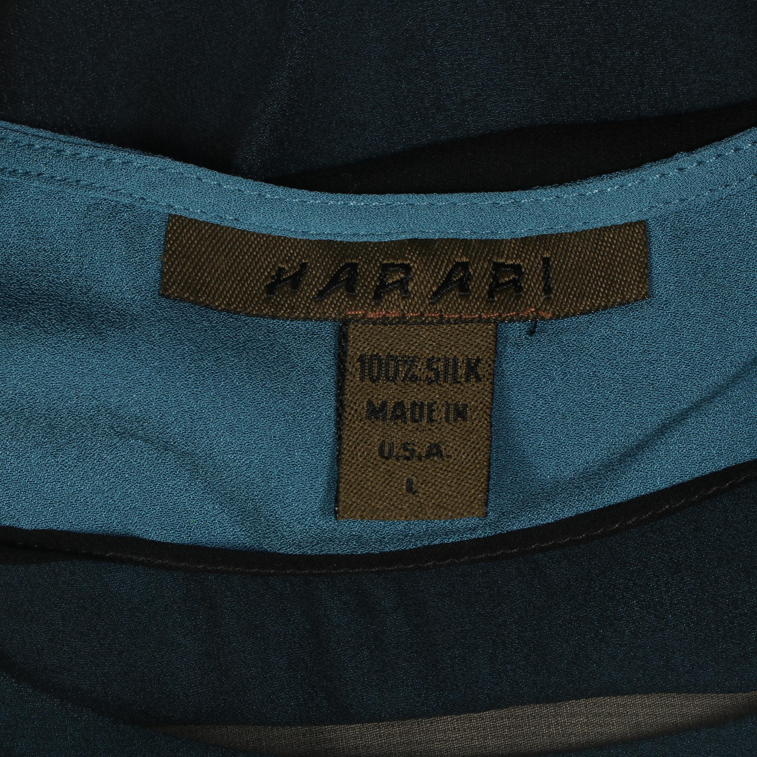 Harari Long Print Dress with Shell and Long Coat in Velvet and Silk ...