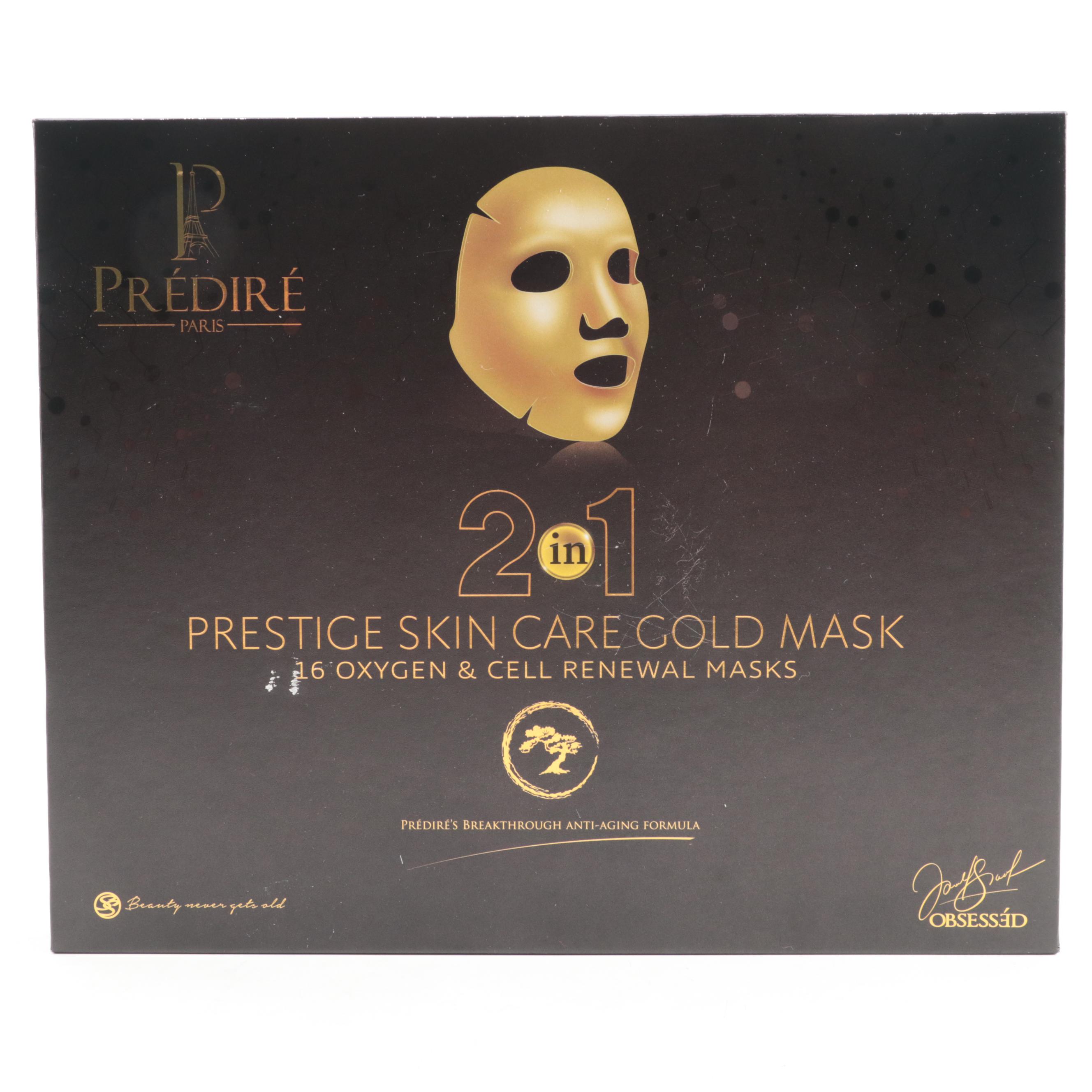Prédiré Paris Prestige Skin Care Gold Masks and Black Orchid Skin ...