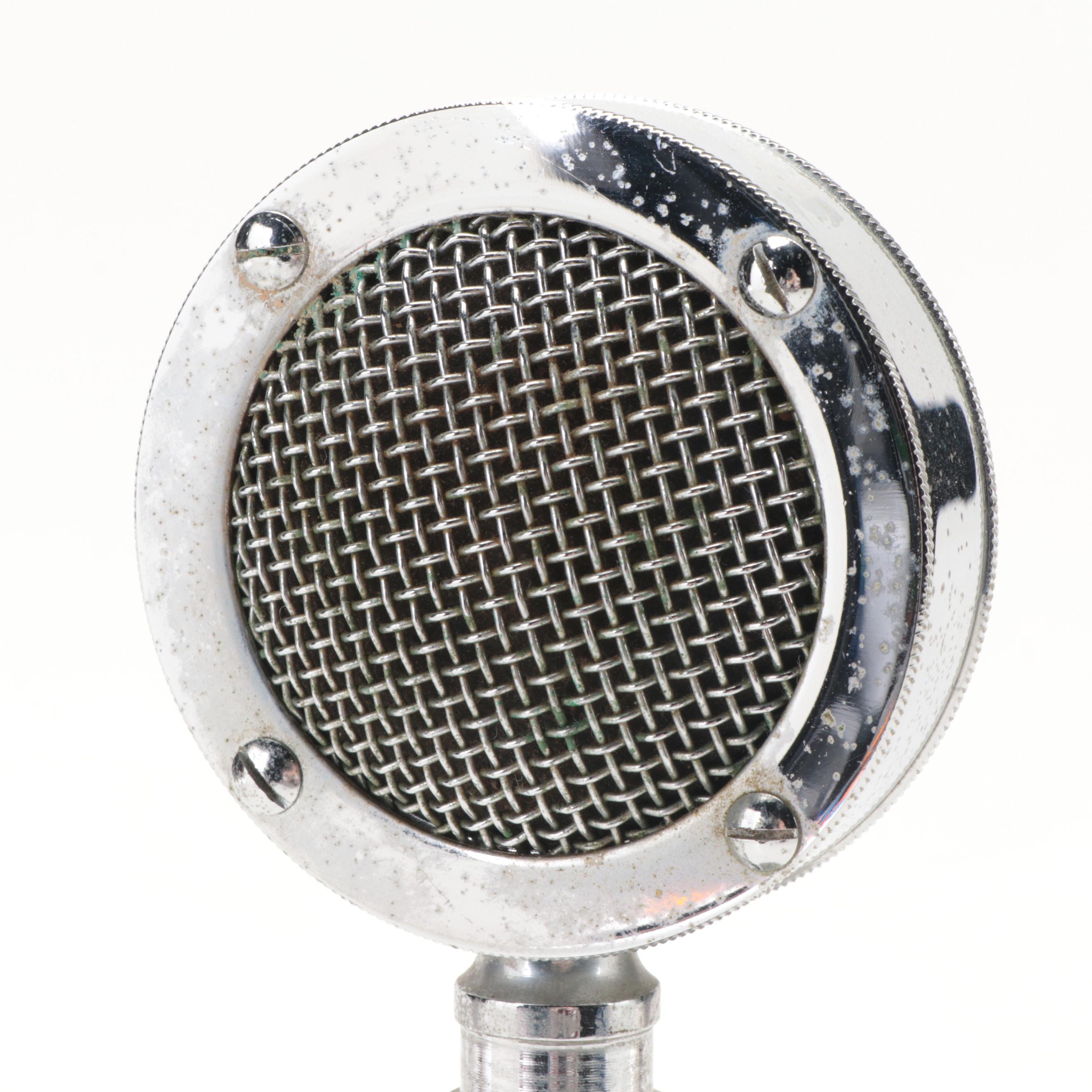 Astatic G Stand Lollipop Desktop Microphone, Mid/Late 20th Century | EBTH