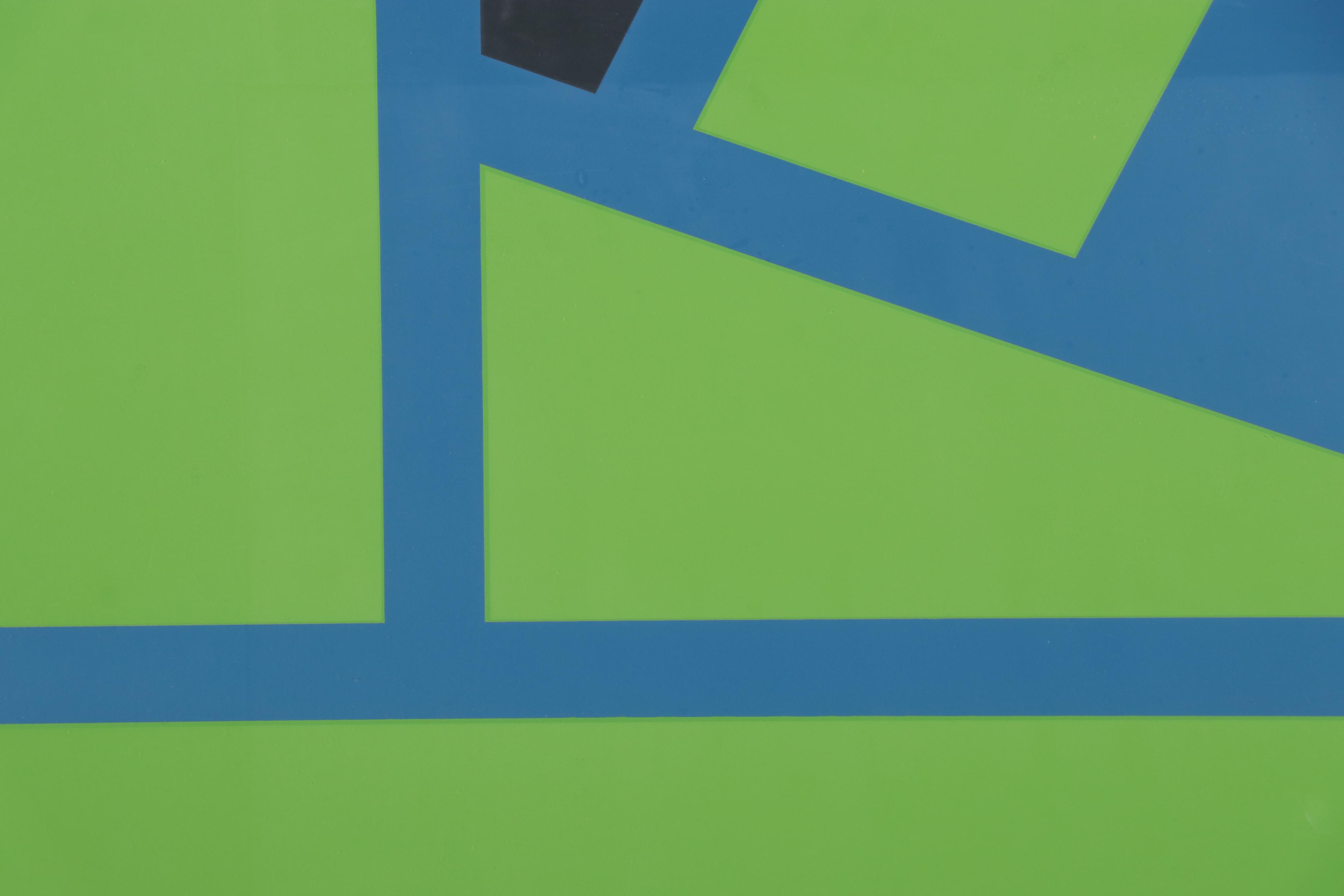 Pierre Clerk Geometric Serigraph, Late 20th Century | EBTH