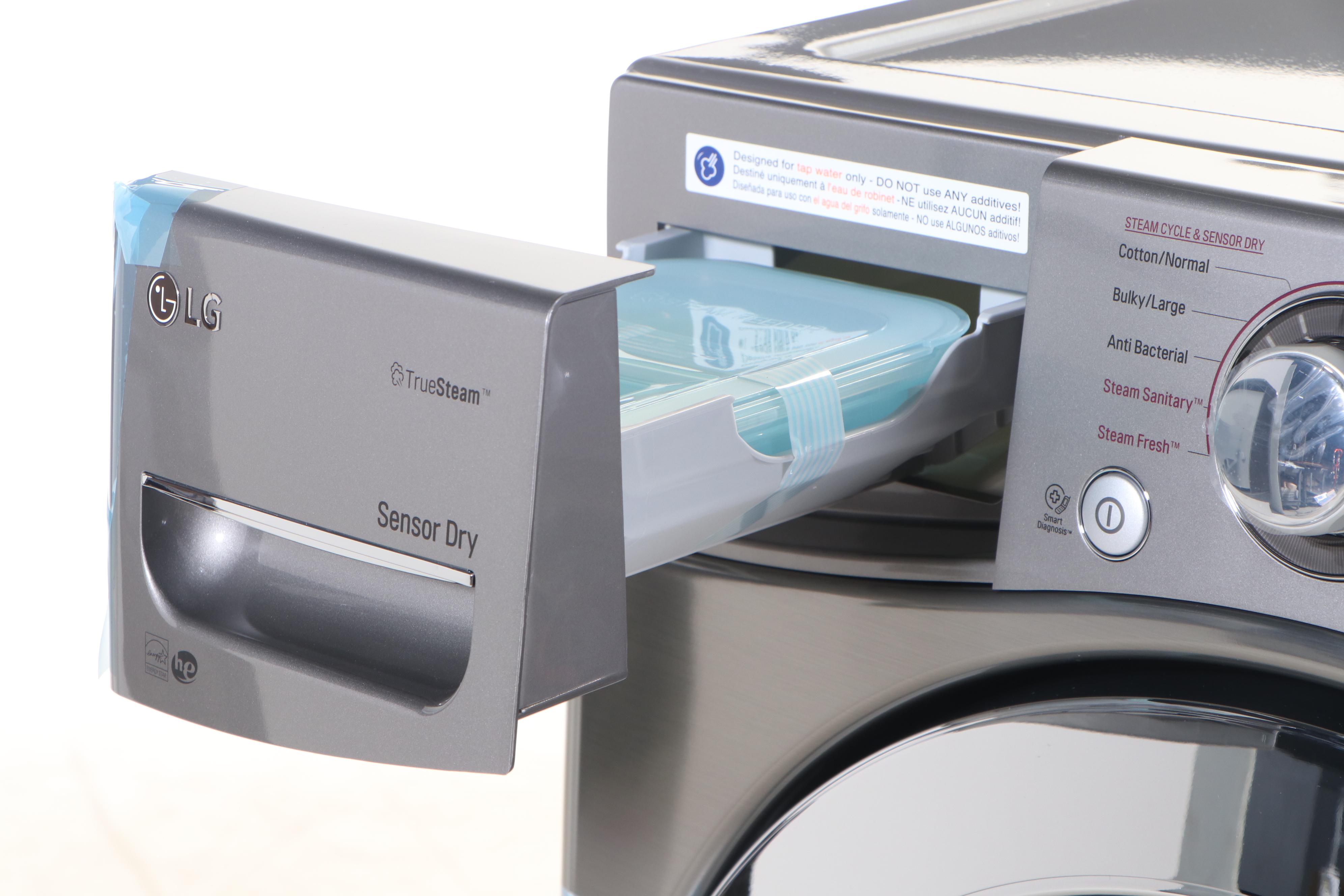 LG 7.4. Cu. Ft. Graphite Stainless Dryer Ultra Capacity Steam Dryer | EBTH