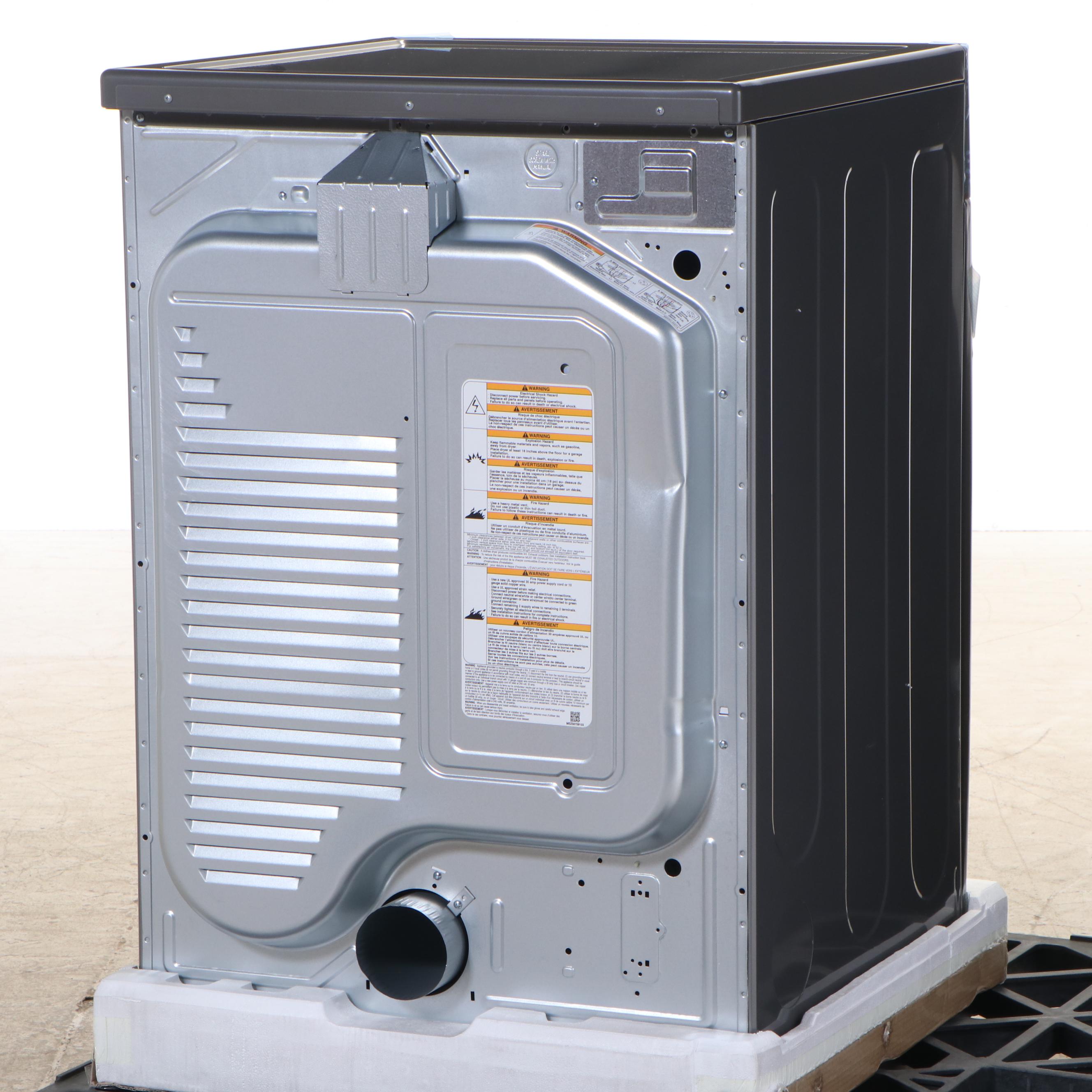 LG 7.4. Cu. Ft. Graphite Stainless Dryer Ultra Capacity Steam Dryer | EBTH