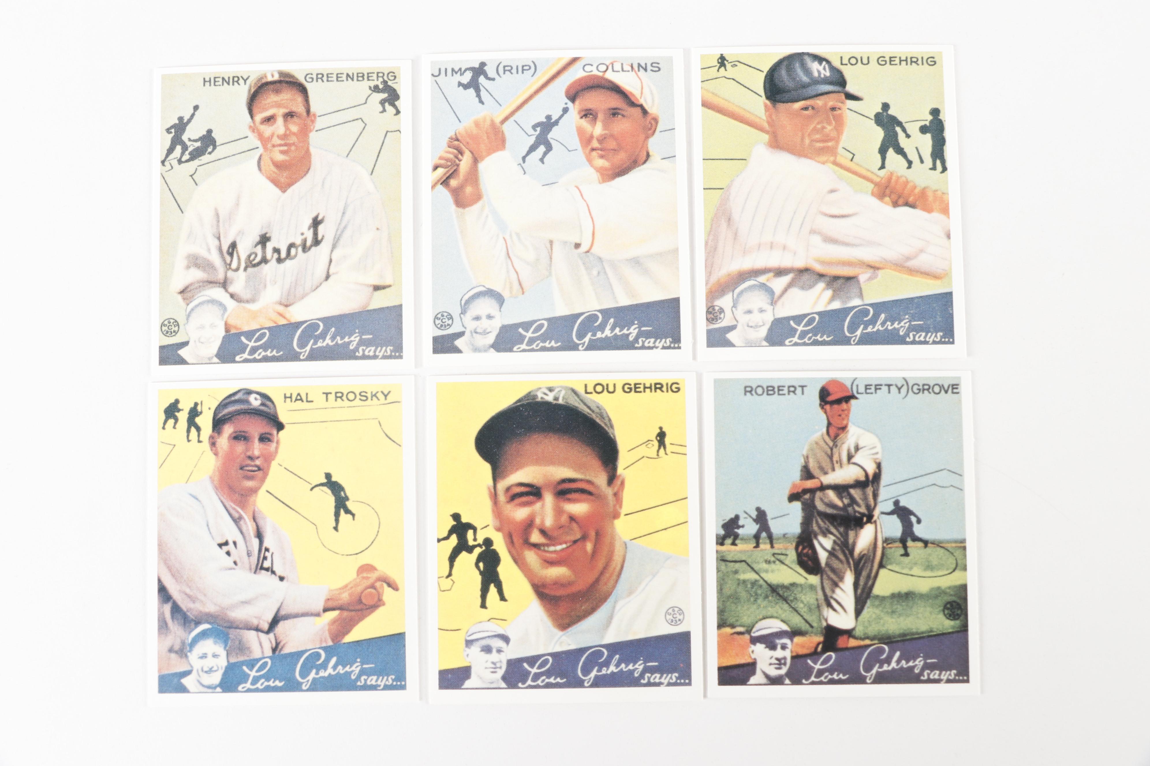 1985 Goudey Big League Chew Reprint Baseball Cards Complete Set With ...