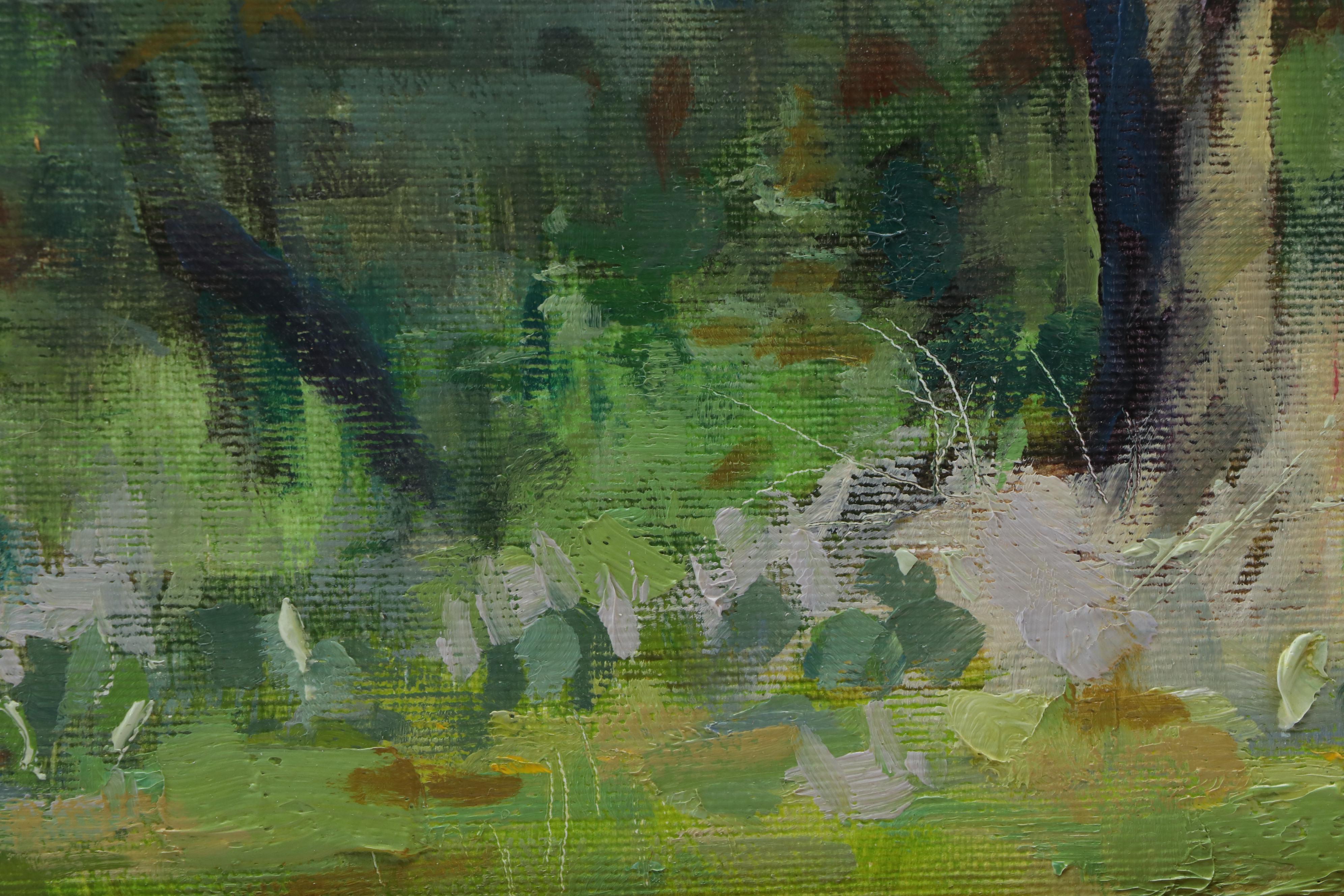 Bob Rohm Forest Interior Landscape Oil Painting | EBTH