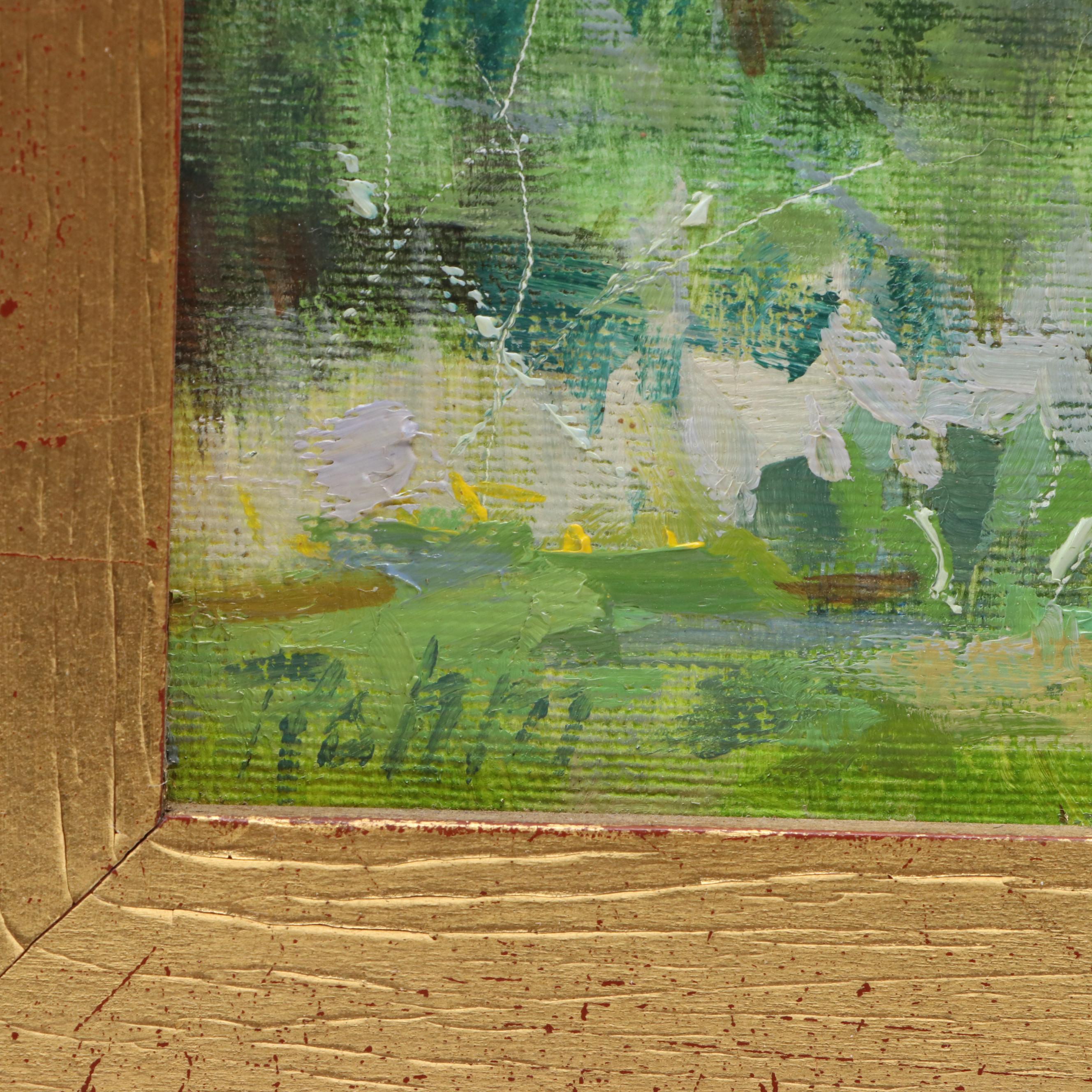 Bob Rohm Forest Interior Landscape Oil Painting | EBTH