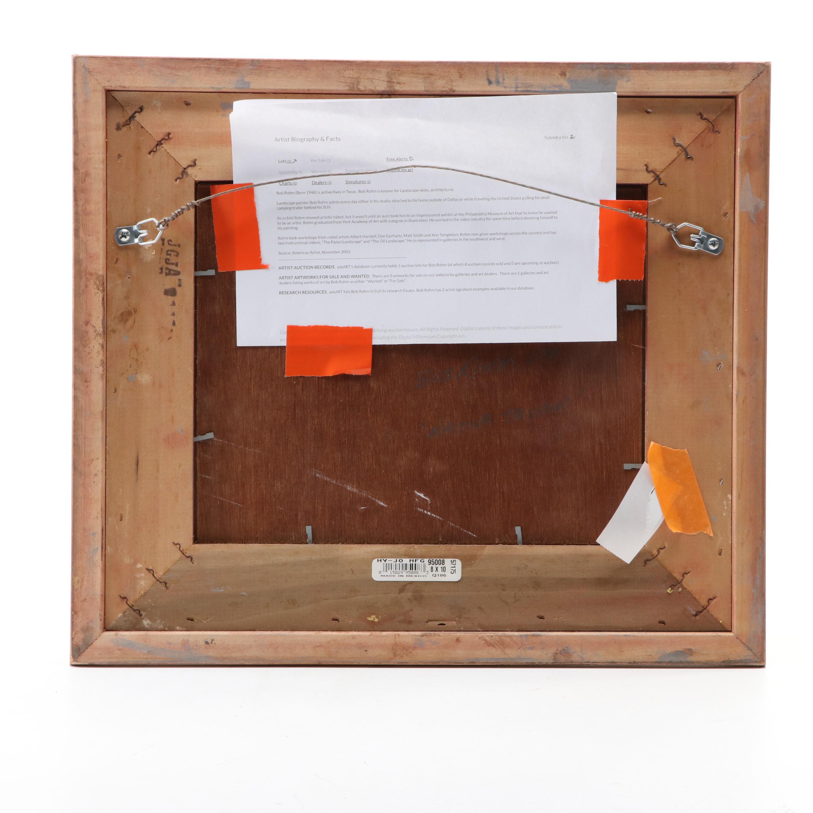 Bob Rohm Forest Interior Landscape Oil Painting | EBTH