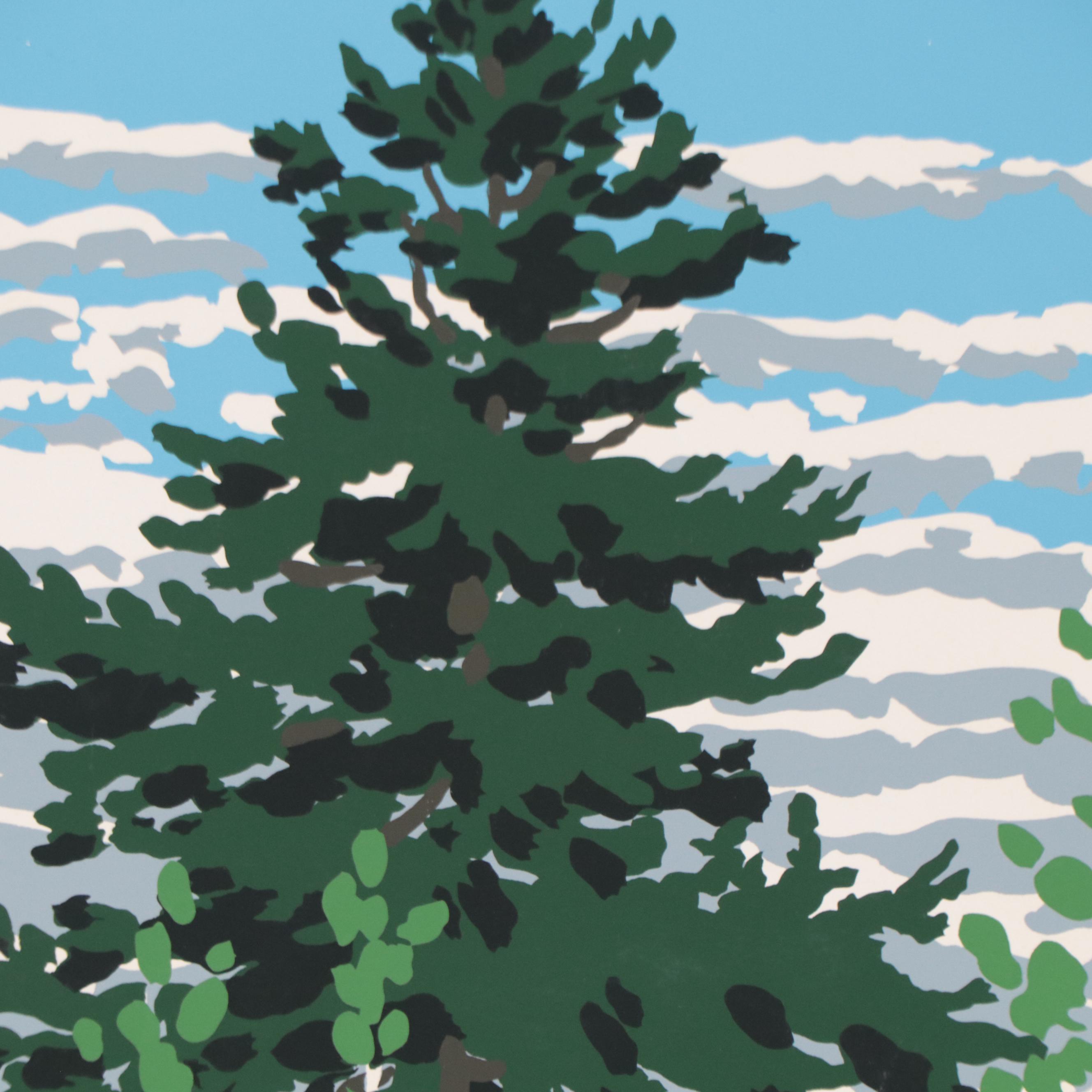 Neil G. Welliver Landscape Serigraph "Si's Hill," 1973 | EBTH