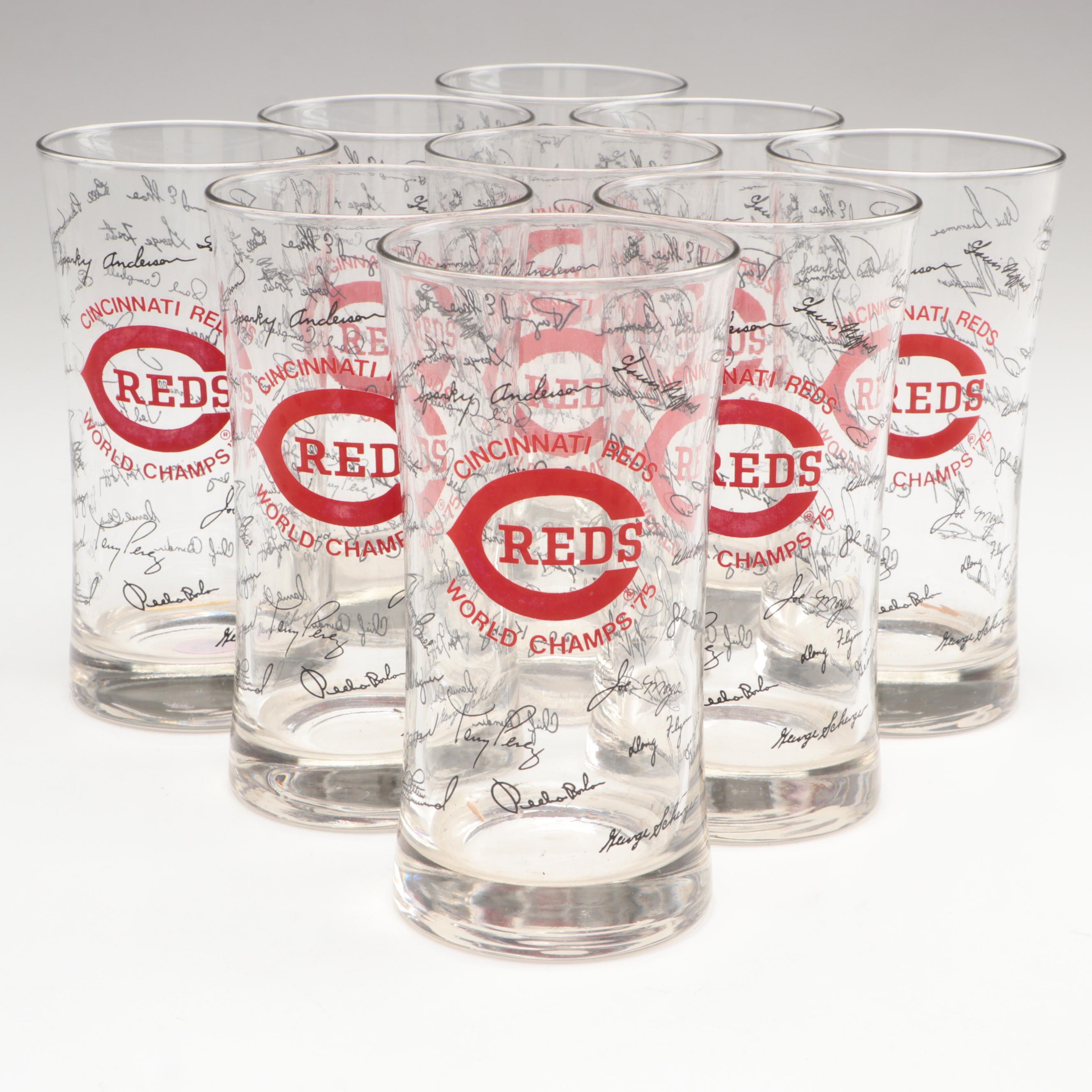 Cincinnati Reds Big Red Machine Drinking Glasses and Mugs, 1975–1976 | EBTH