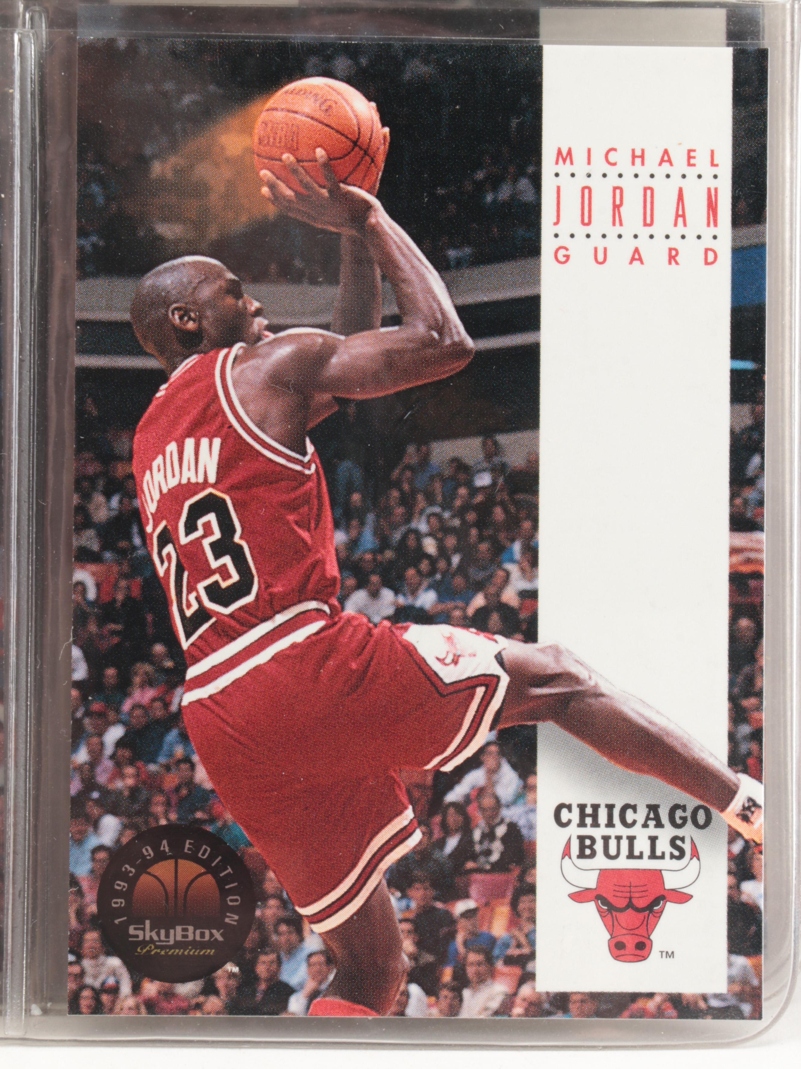 Skybox Basketball Cards Including Jordan, Mourning Rookie, More Stars ...