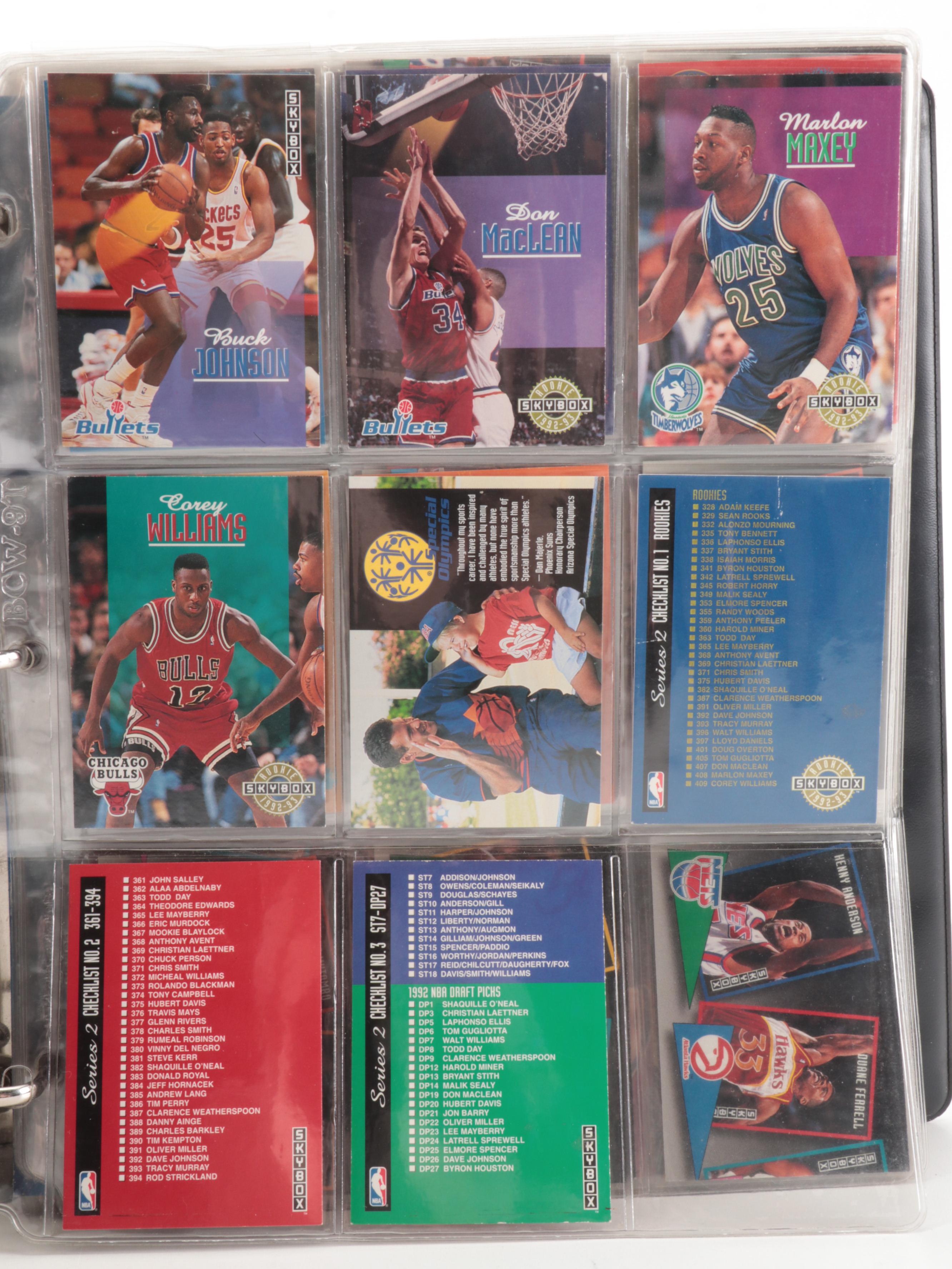 Skybox Basketball Cards Including Jordan, Mourning Rookie, More Stars ...