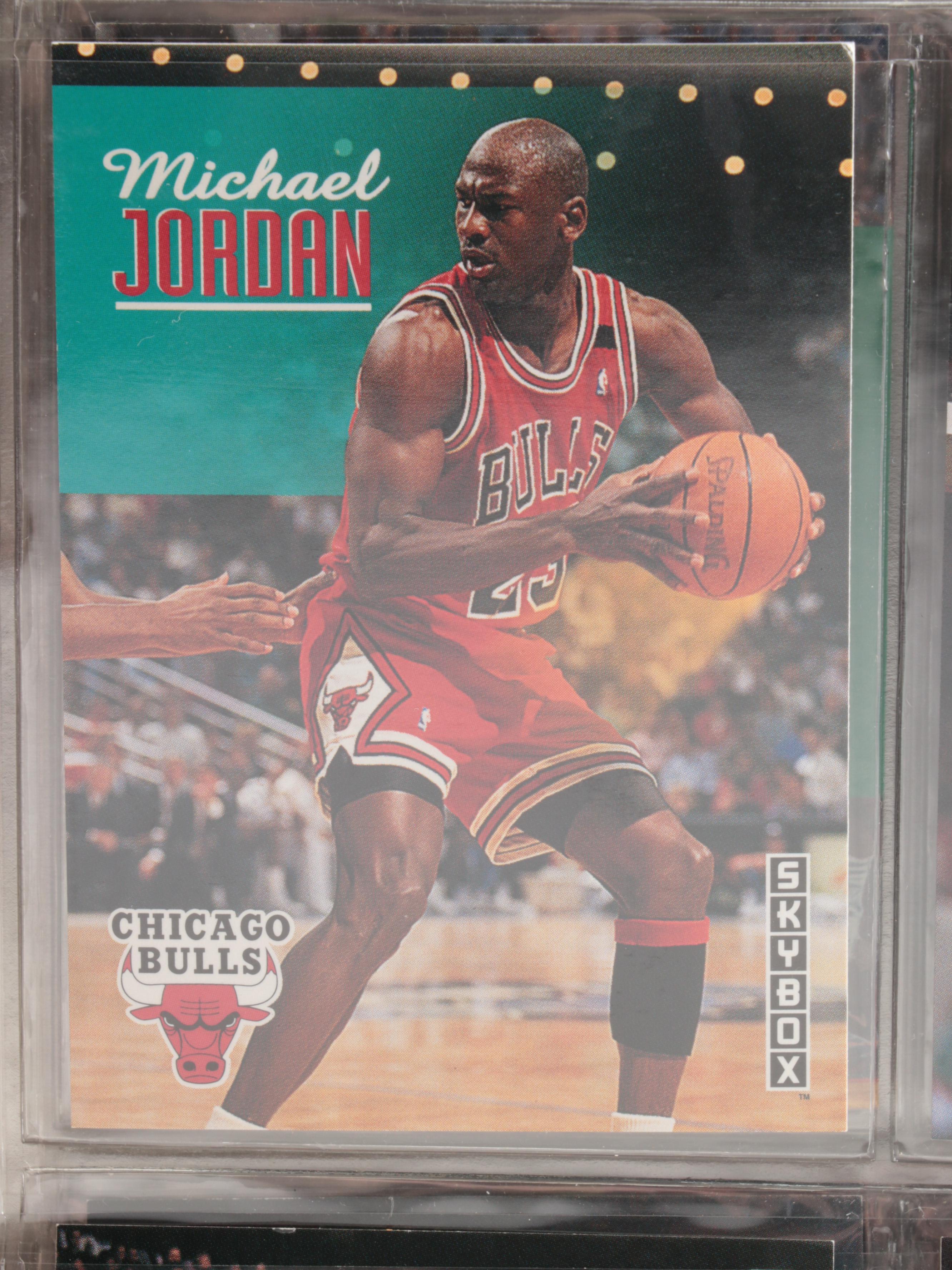 Skybox Basketball Cards Including Jordan, Mourning Rookie, More Stars ...