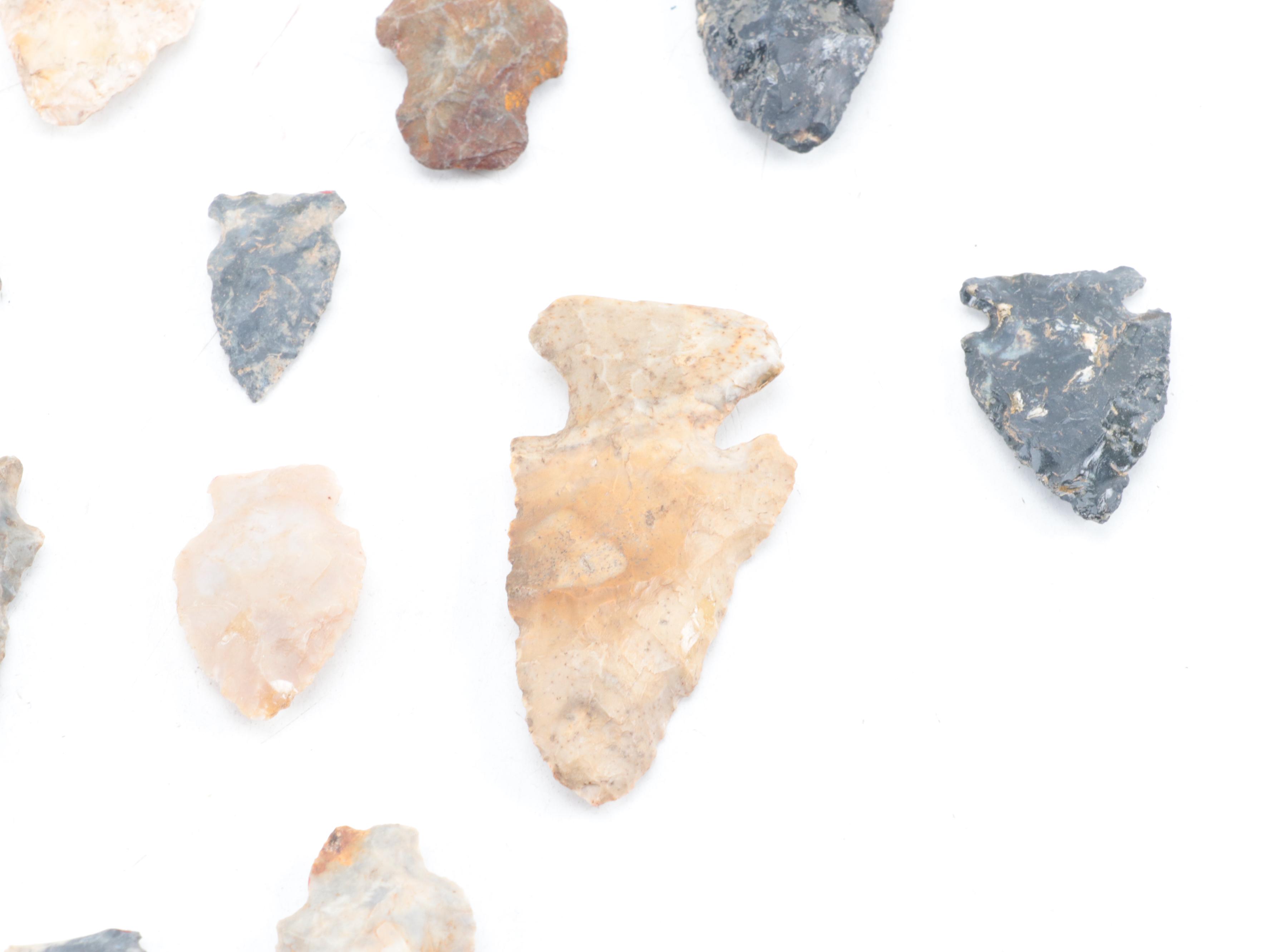 Knapped Stone Projectile Points and Lithic Artifacts | EBTH
