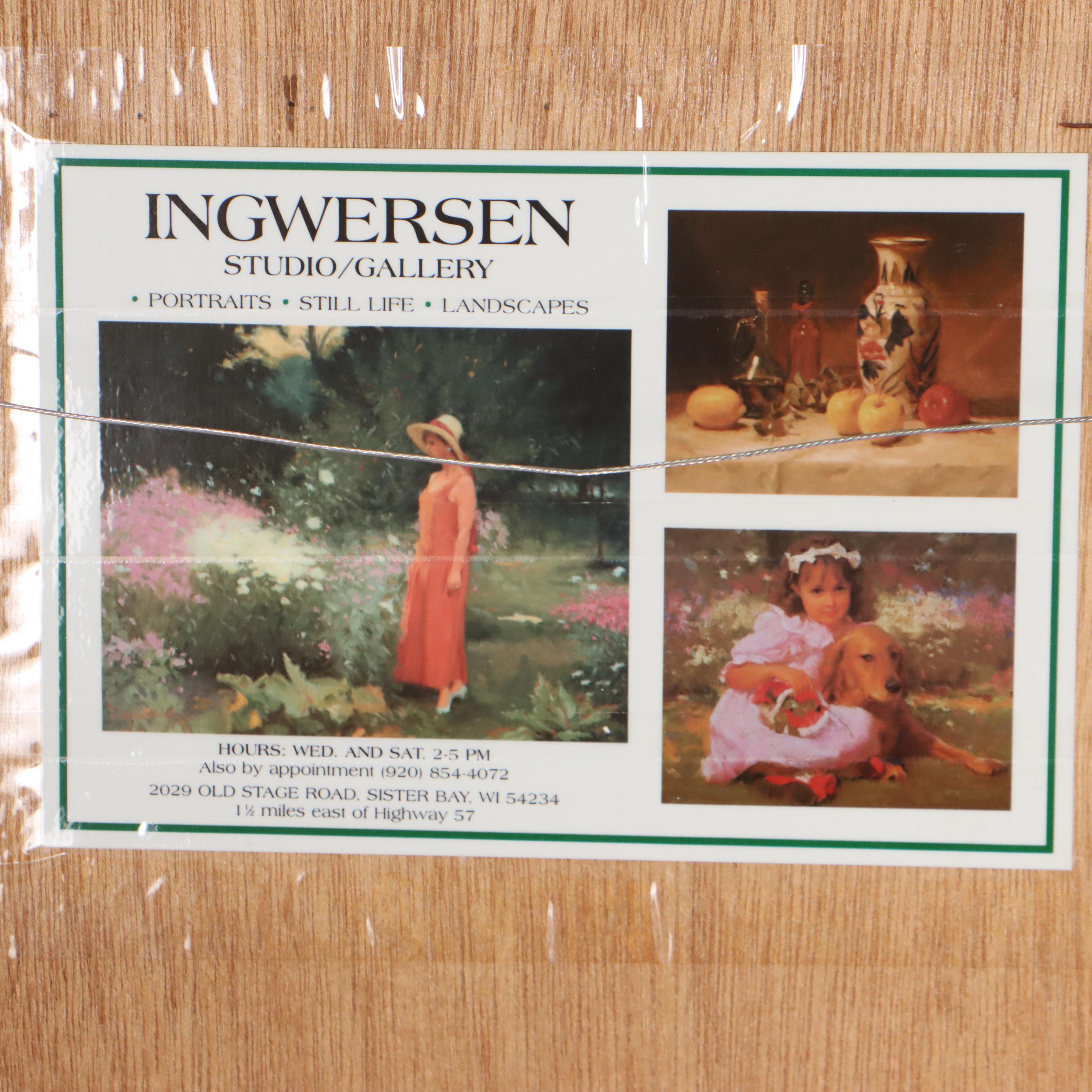 James Ingwersen Still Life Oil Painting, Late 20th Century | EBTH