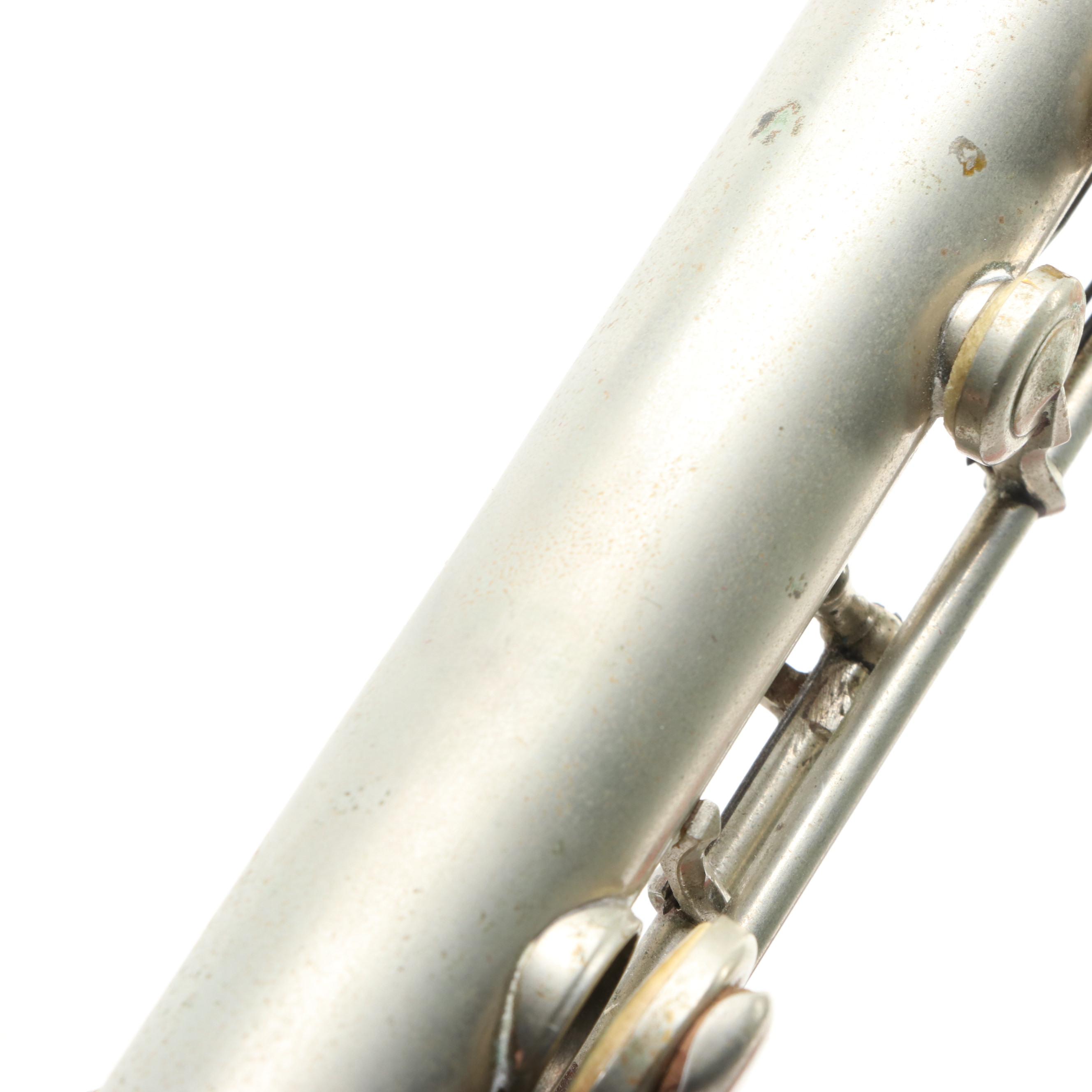 Le Maire Paris and W.T. Armstrong Silver Plate Flutes, Mid-20th Century ...