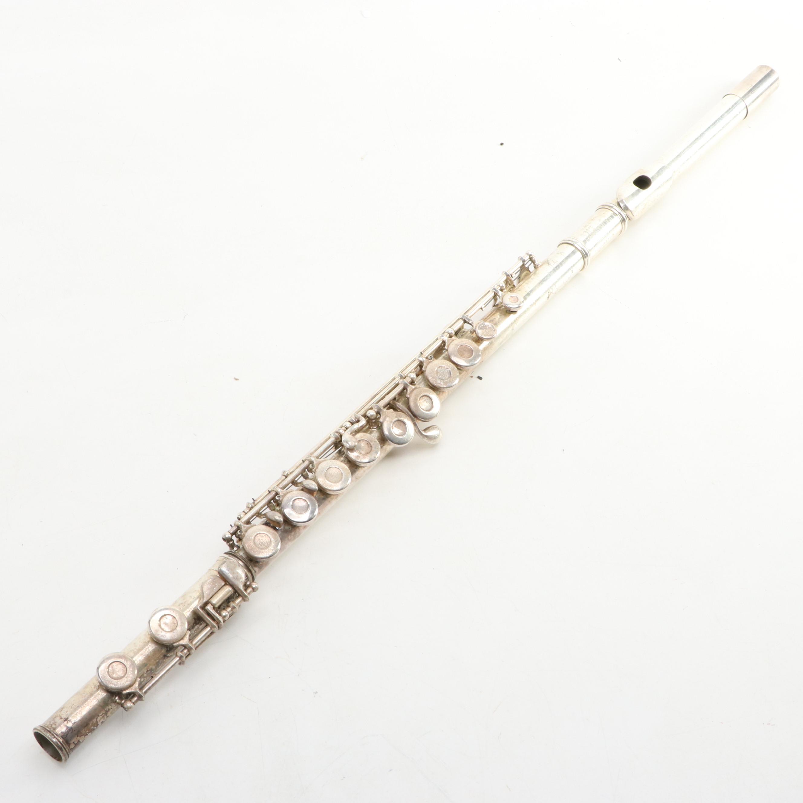 Le Maire Paris and W.T. Armstrong Silver Plate Flutes, Mid-20th Century ...