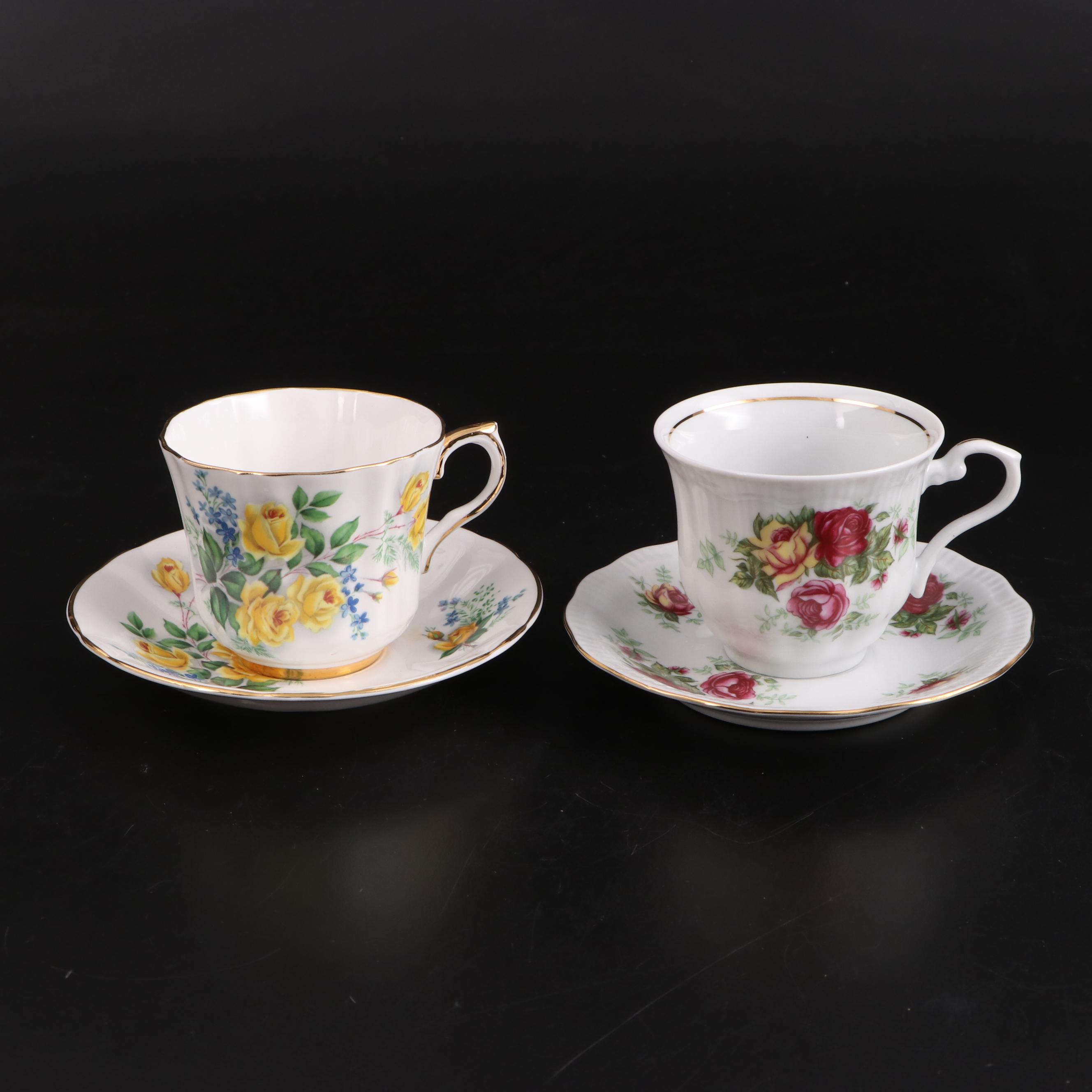 Andrea by Sadek and Other Tea Pots with Bone China Cups and Saucers | EBTH