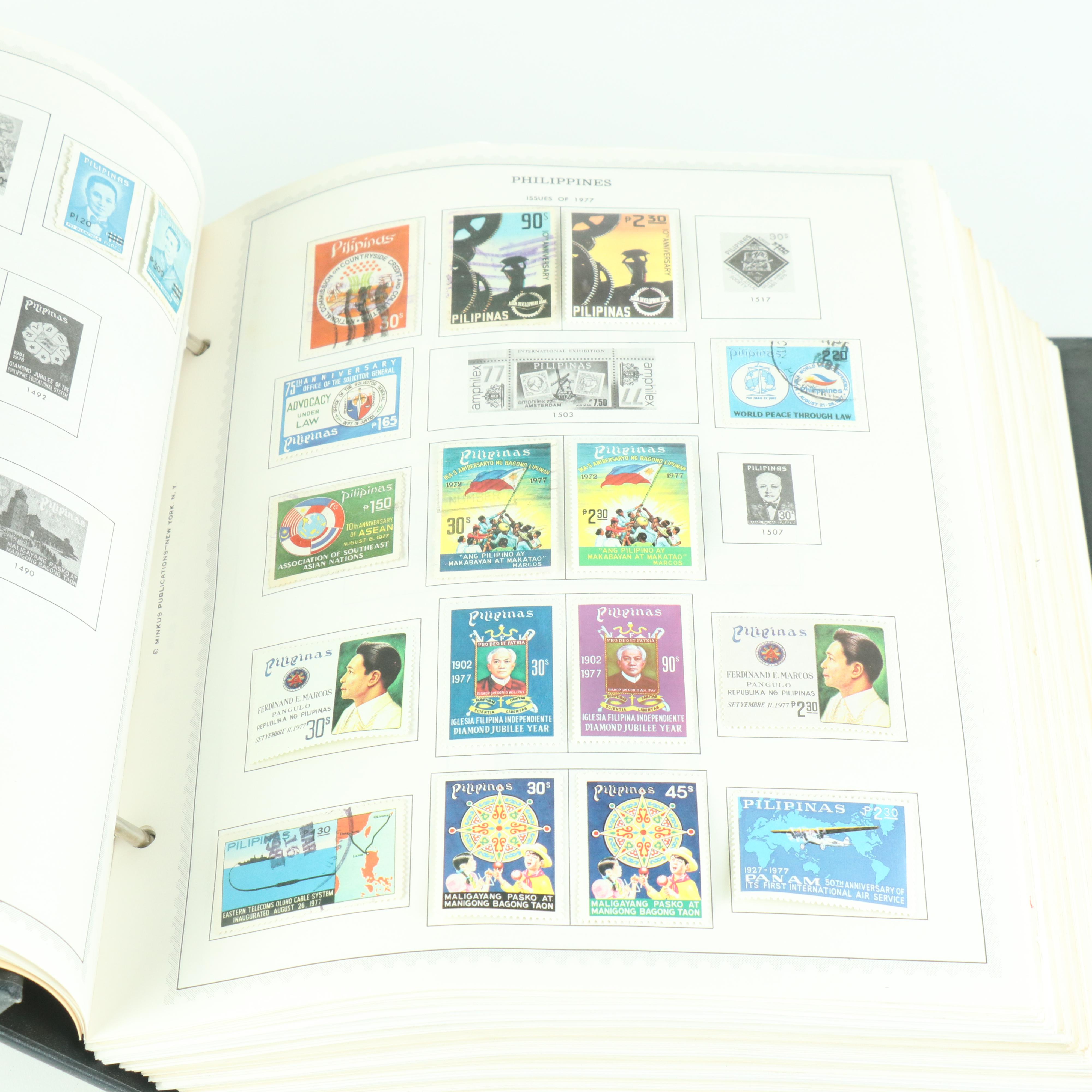 "Supreme Global Stamp Album" Postage Stamp Collection (P-R) | EBTH