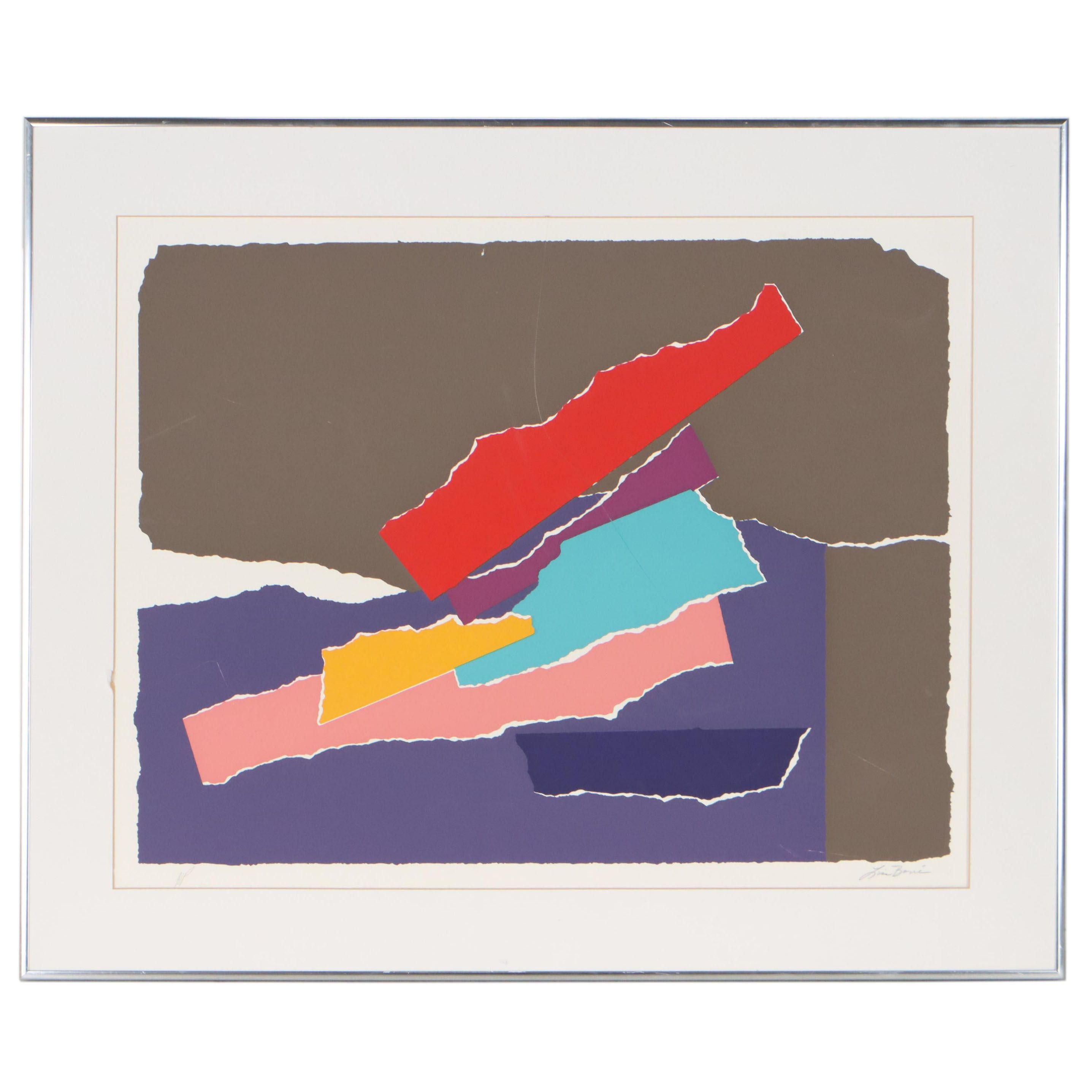 Lisa Boné Abstract Serigraph, Circa 1970 | EBTH
