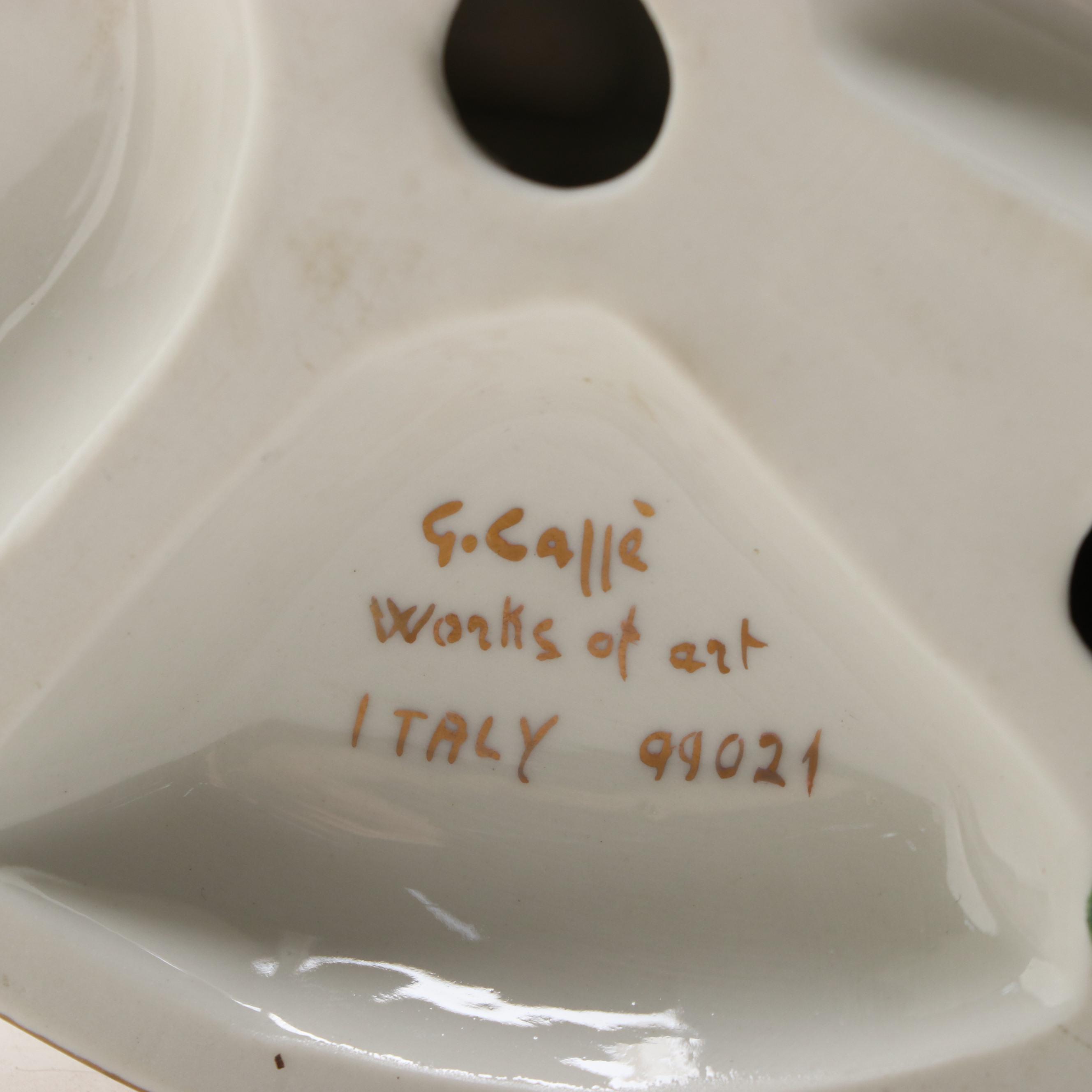 Giuseppe Cappé Italian Porcelain Figurine of Hobo and Dog, 1962 | EBTH