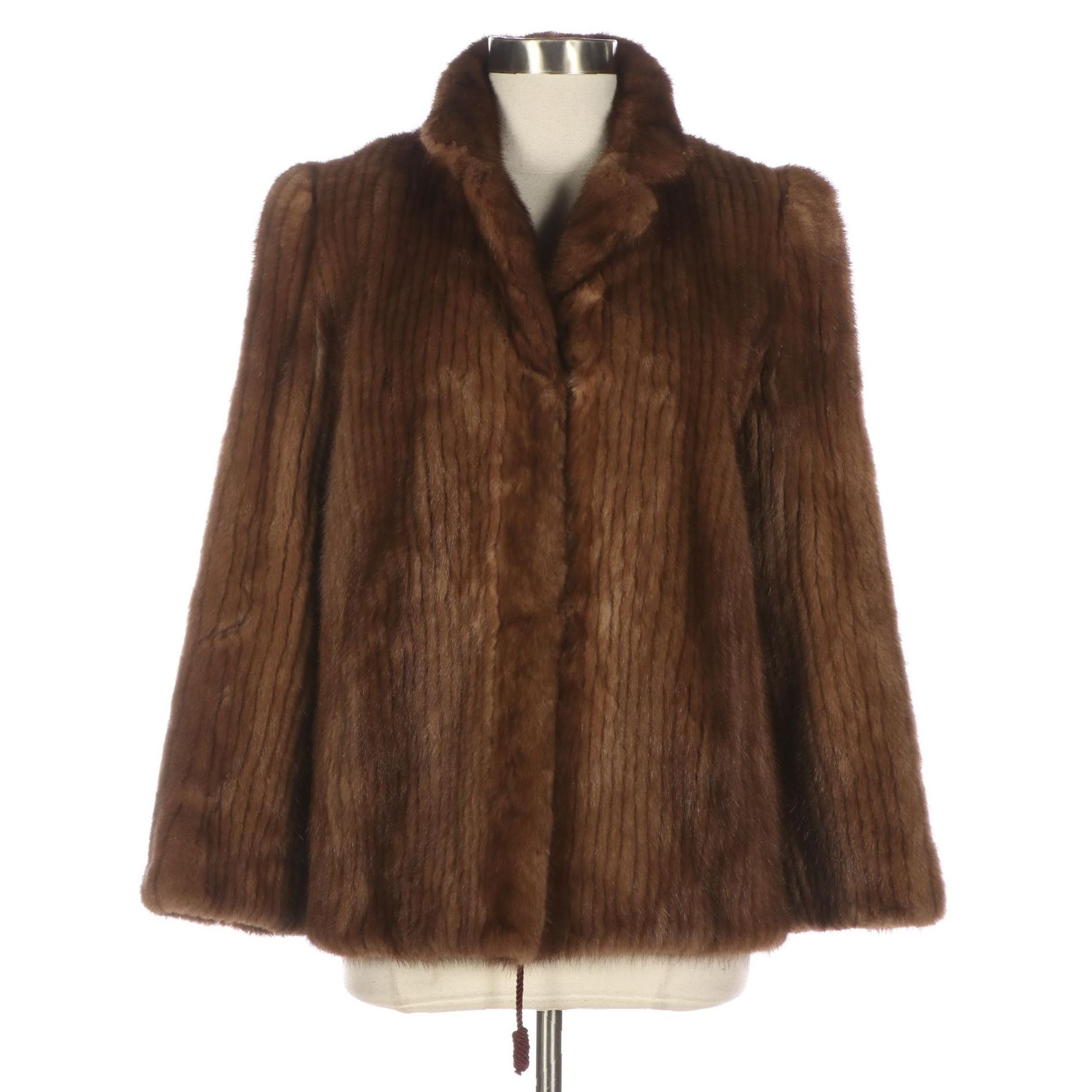 Corded Mink Fur Jacket from Alaskan Custom Furs | EBTH