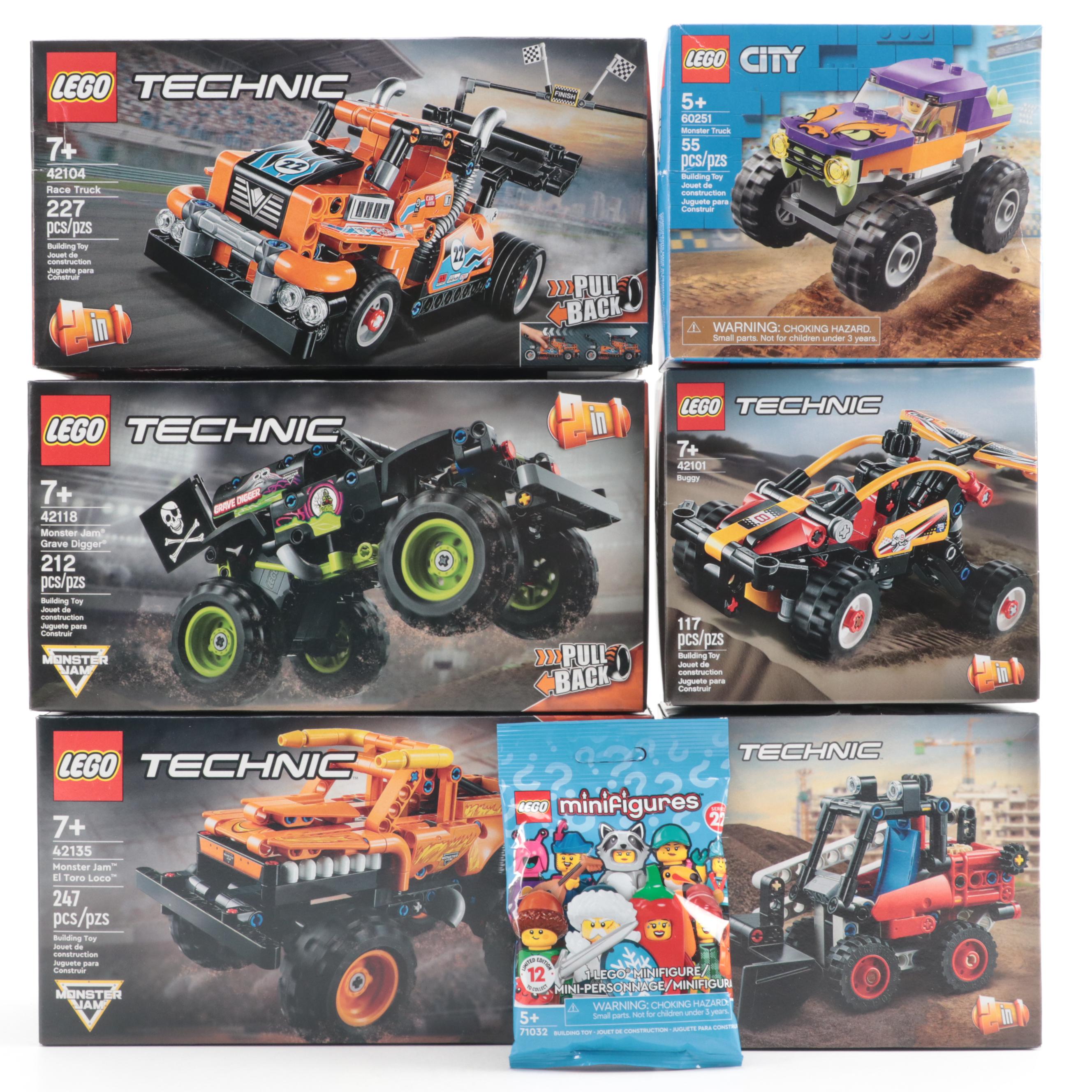 LEGO Technic and CITY Sets Including Race Truck | EBTH