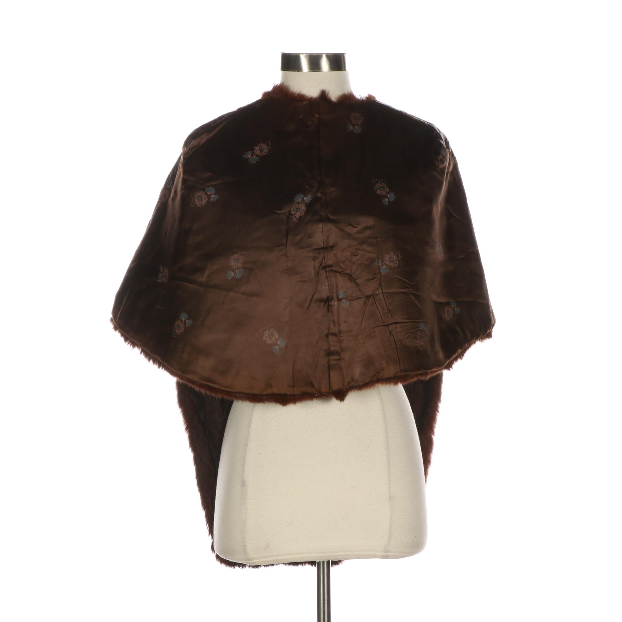 Corded Squirrel Fur Stole | EBTH