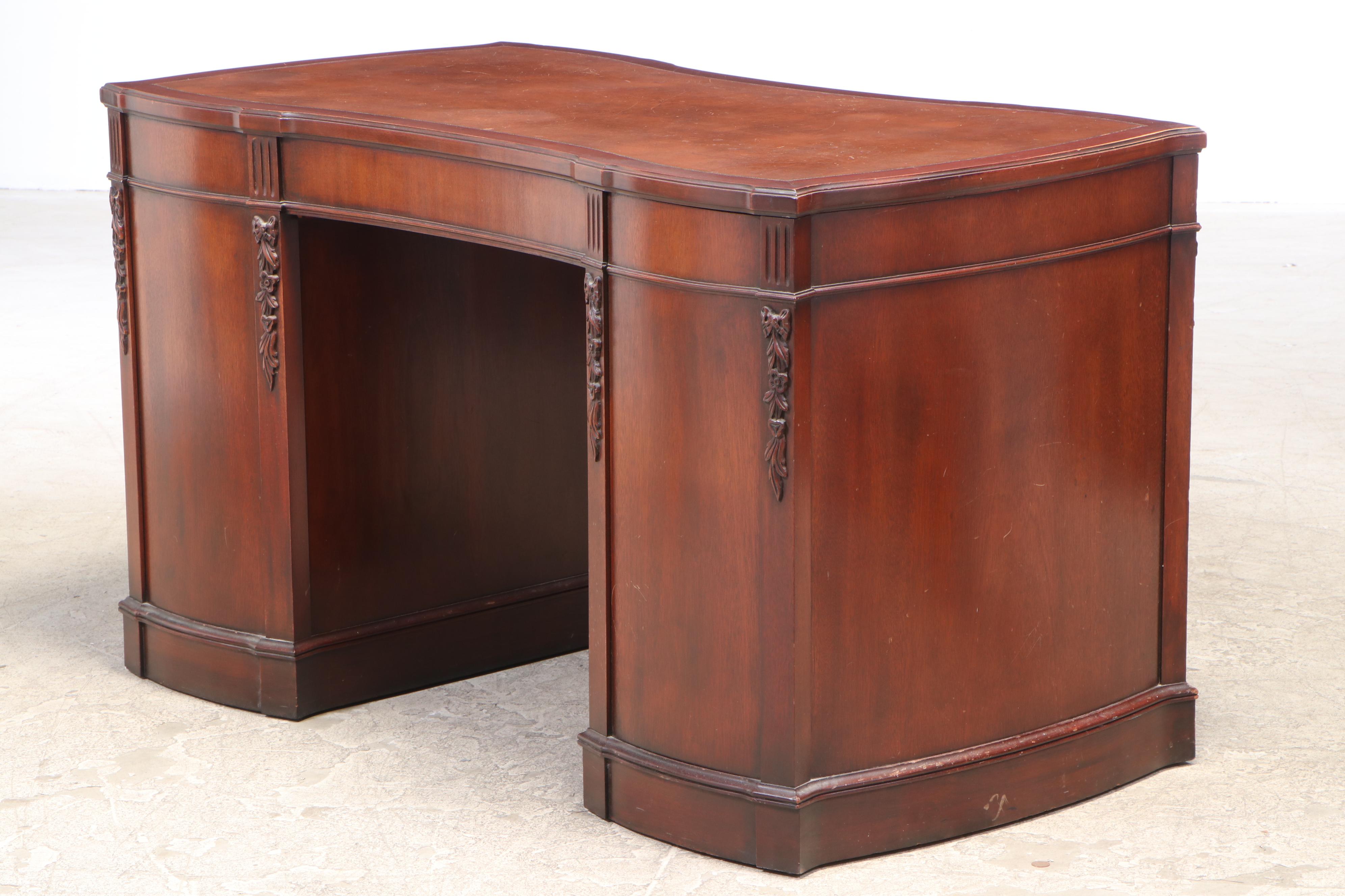 Charles R. Sligh Federal Style Mahogany Desk Plus Imperial Furniture ...