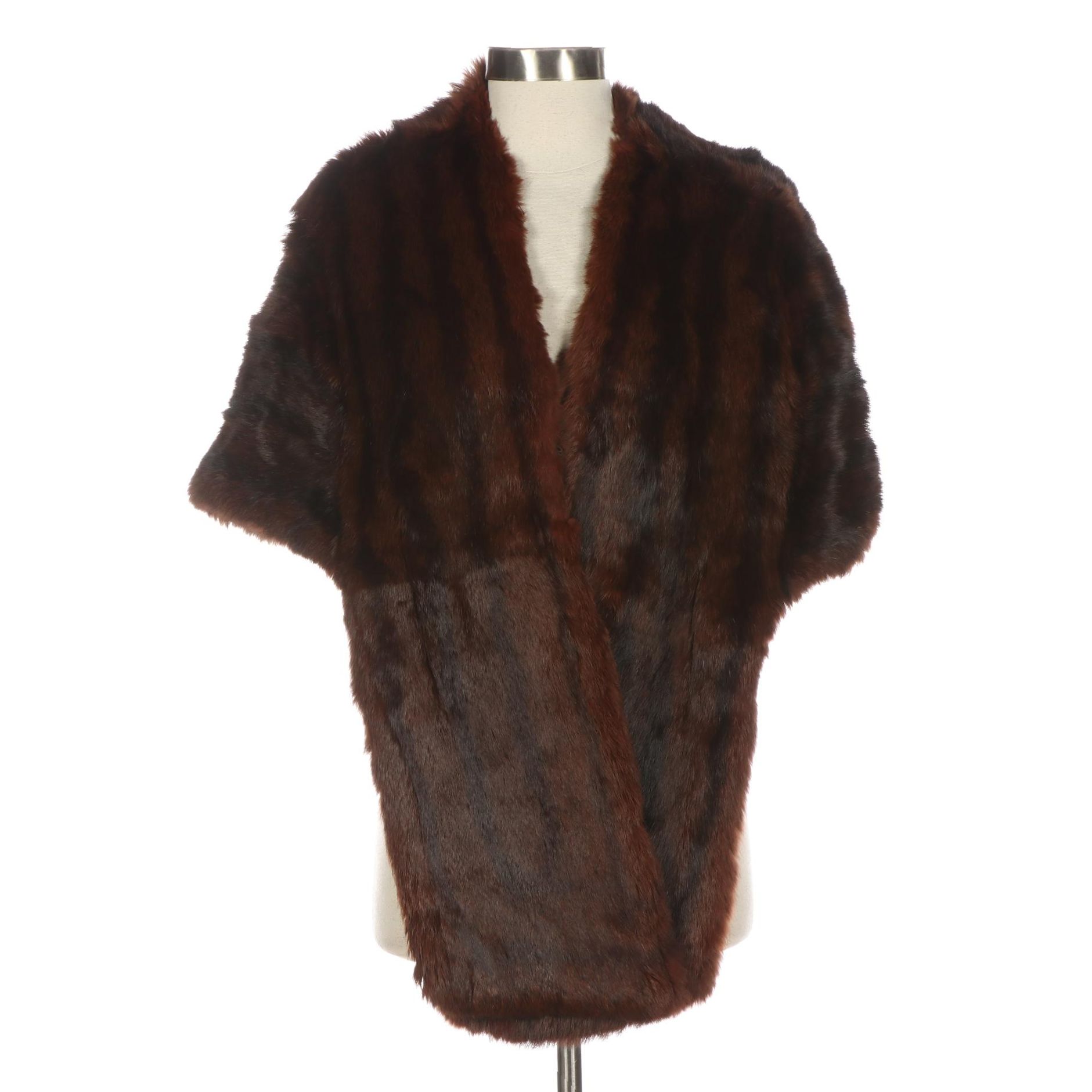 Corded Squirrel Fur Stole | EBTH