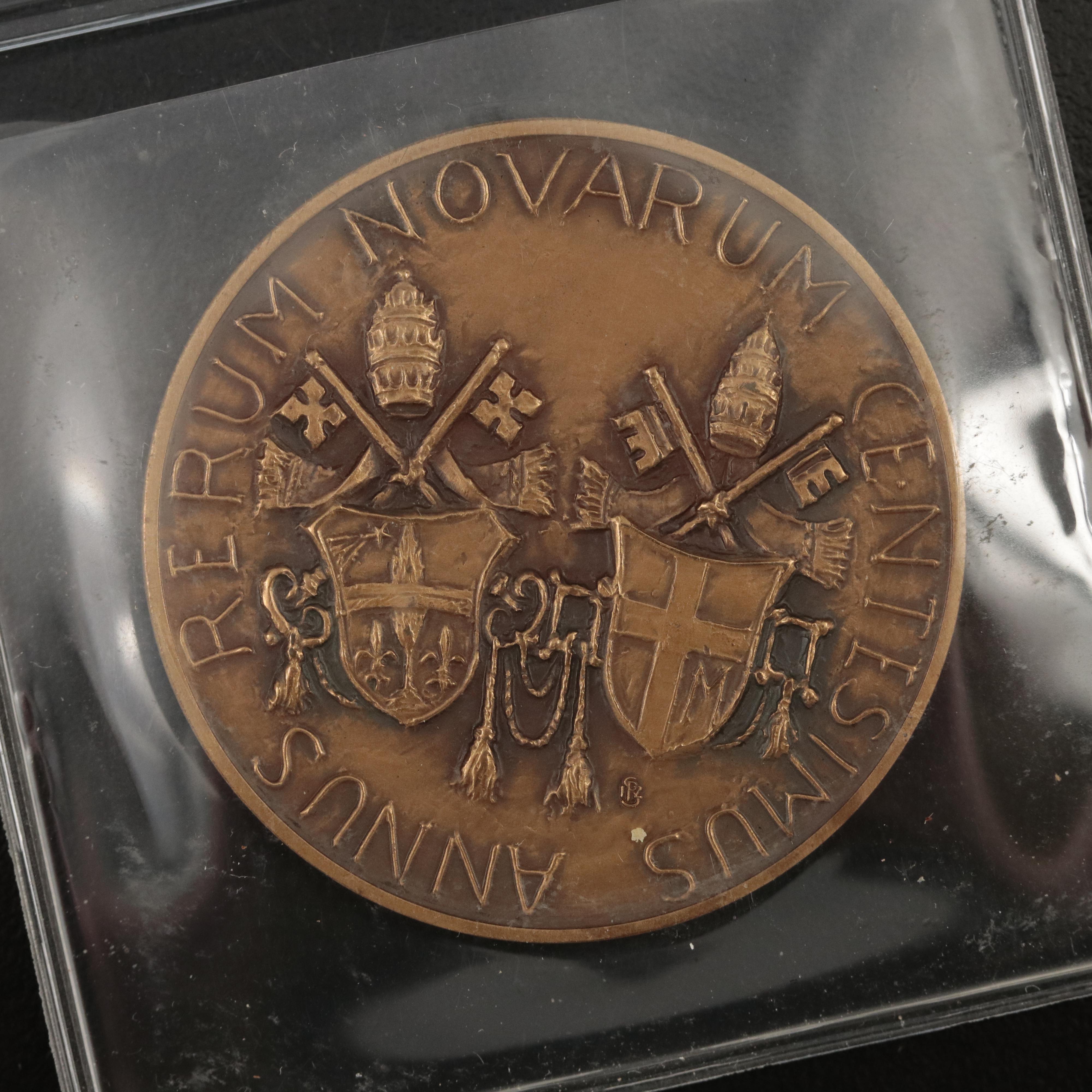 Group of Six Vatican City Silver and Bronze Medals | EBTH