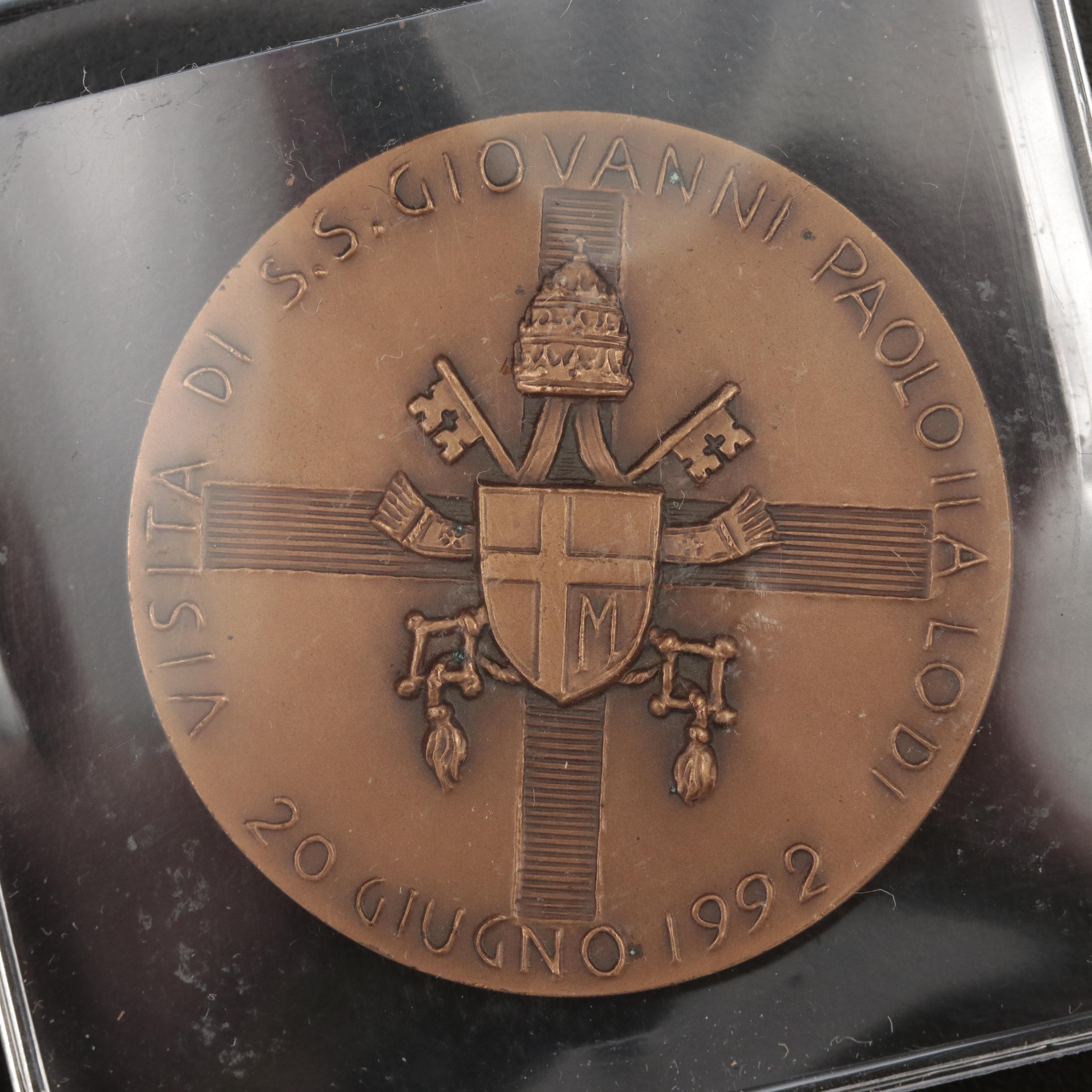 Group of Six Vatican City Silver and Bronze Medals | EBTH