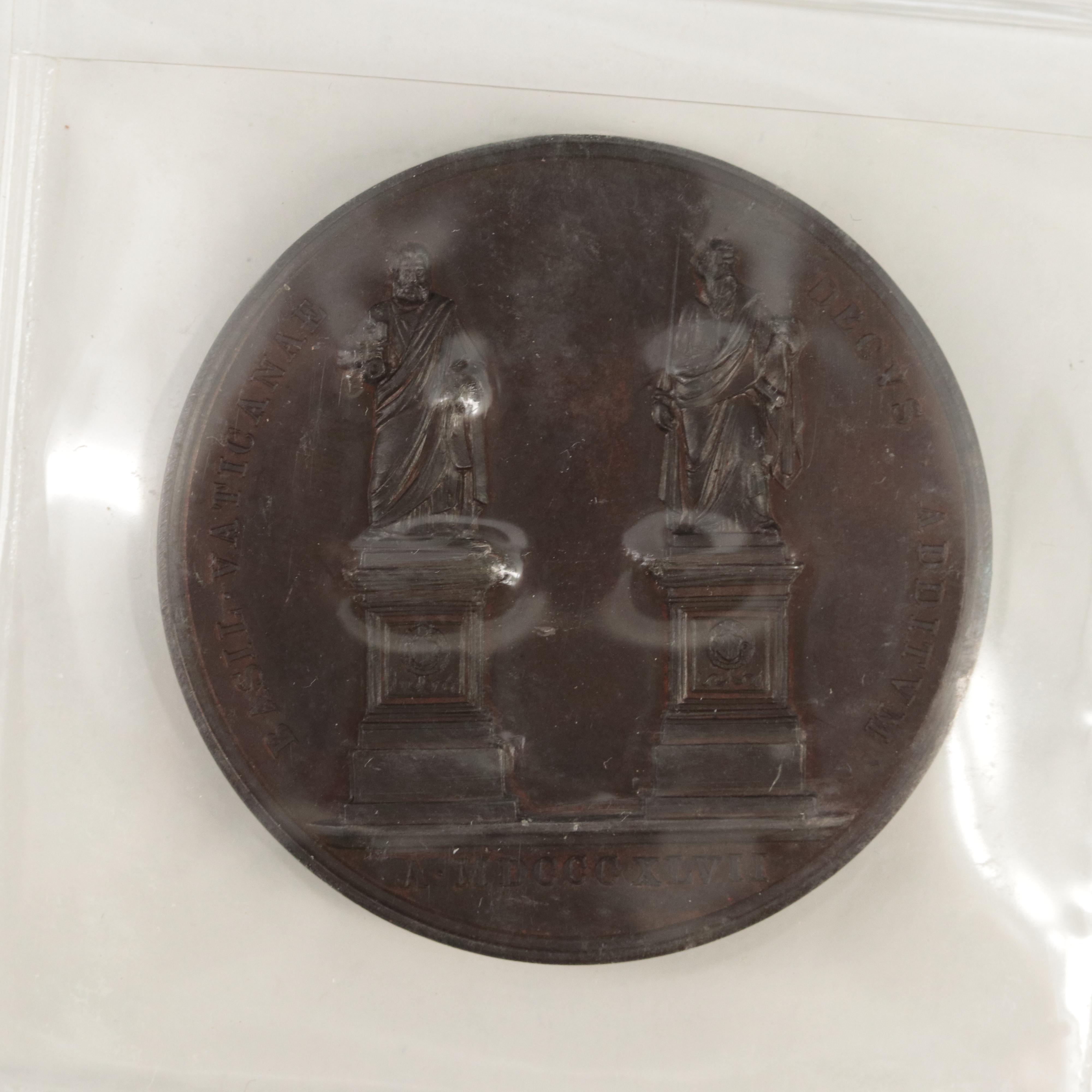 Group of Six Vatican City Silver and Bronze Medals | EBTH