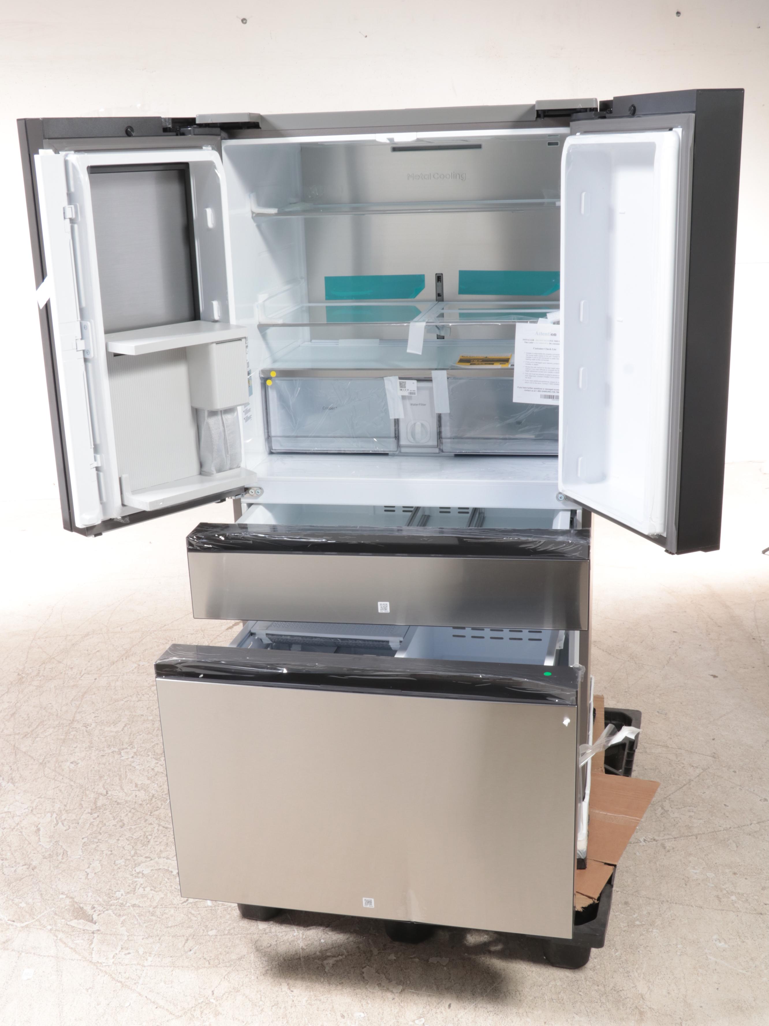 Samsung 29 Cu. Ft. Bespoke Four-Door French Door Refrigerator | EBTH