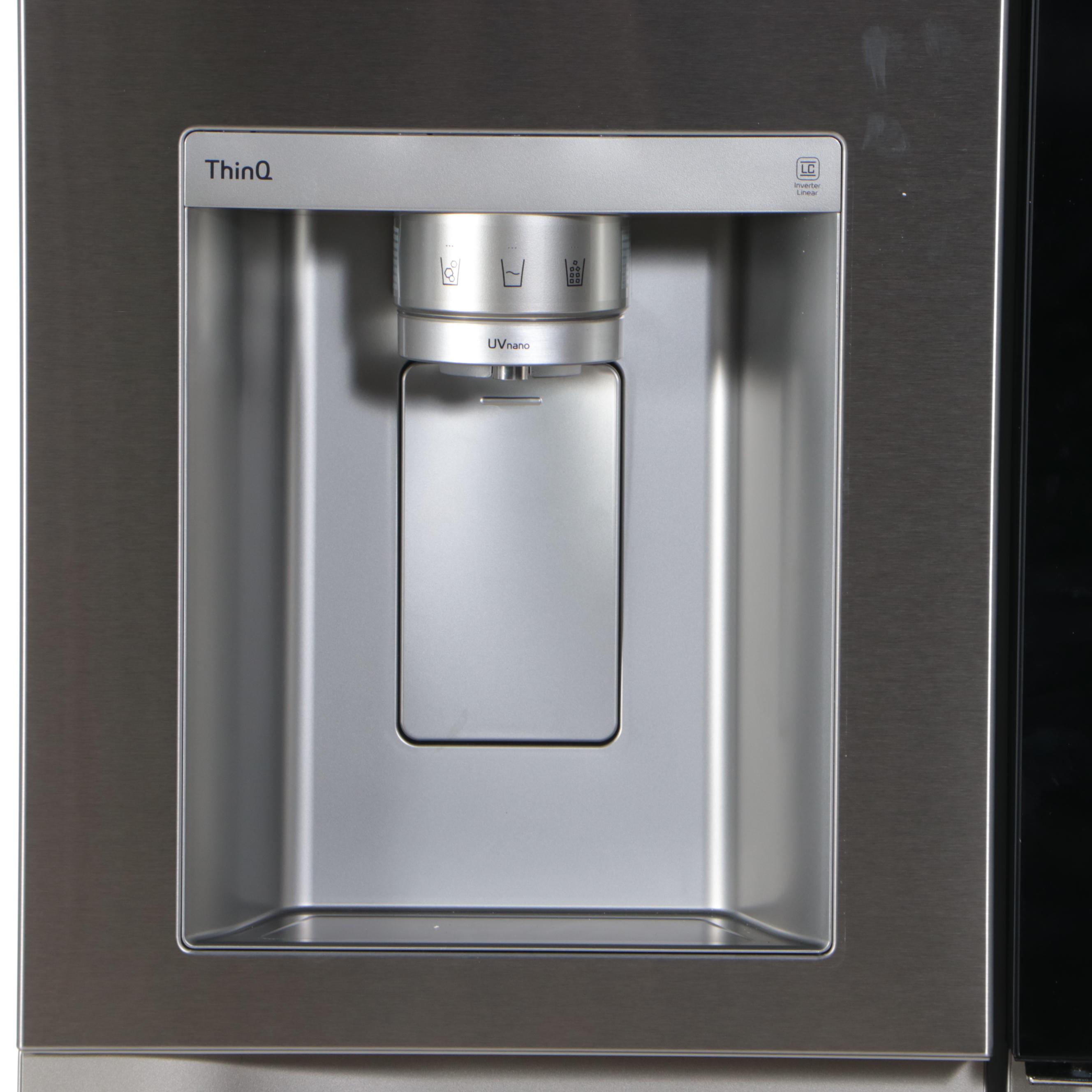 LG 27 Cu.Ft. Smart Side-By-Side InstaView® Door-in-Door® Refrigerator ...